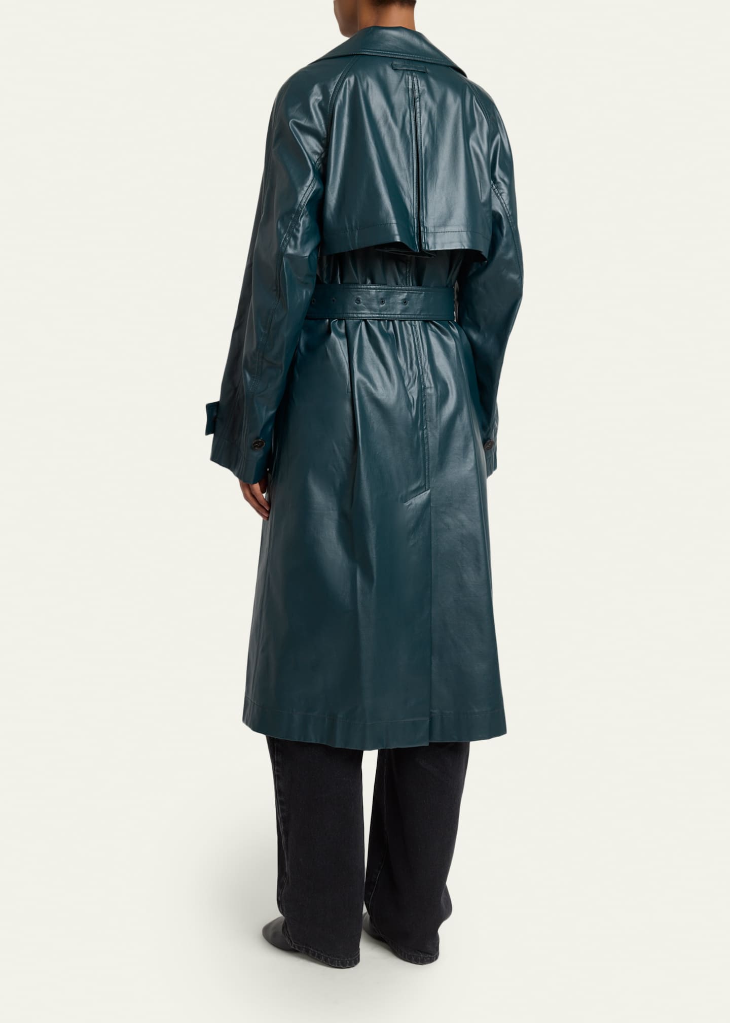 Proenza Schouler Benedetta Coated Cotton Trench Coat - Bergdorf Goodman