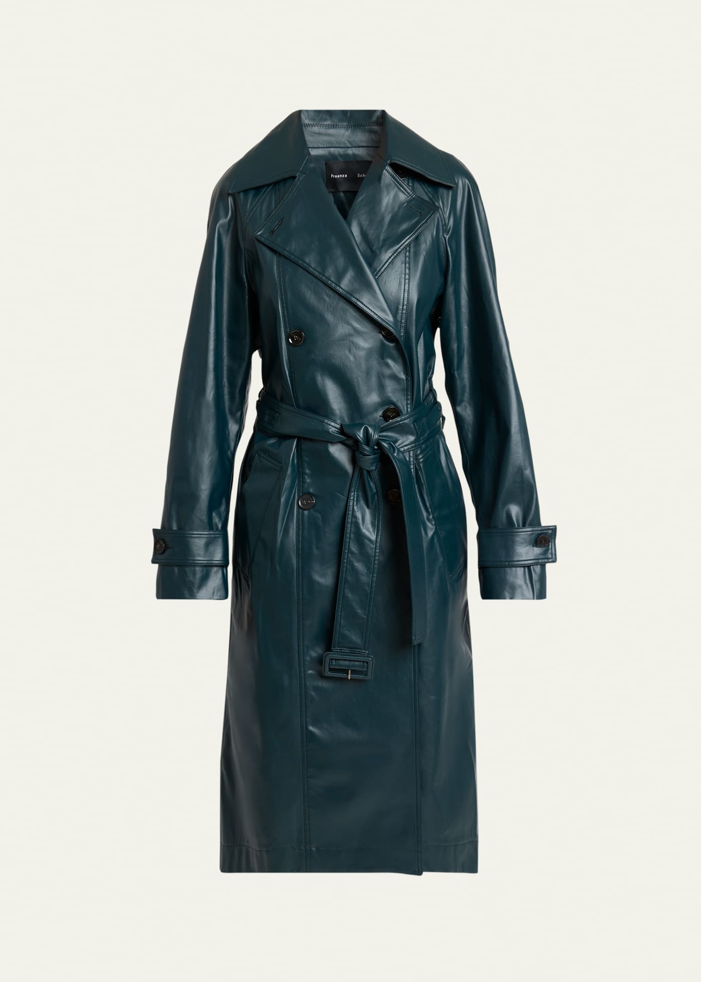 Proenza Schouler Benedetta Coated Cotton Trench Coat - Bergdorf Goodman