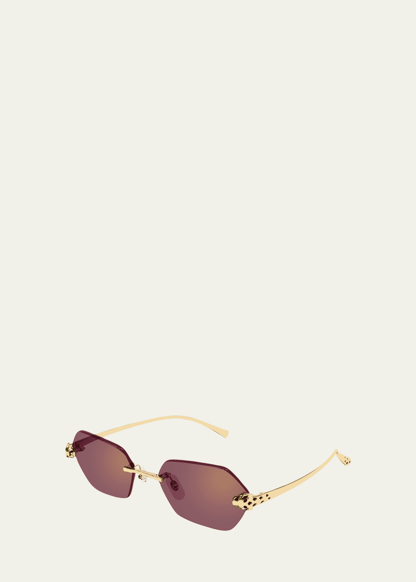 Cartier Panthère de Cartier 55mm Geometric Sunglasses - Bergdorf Goodman