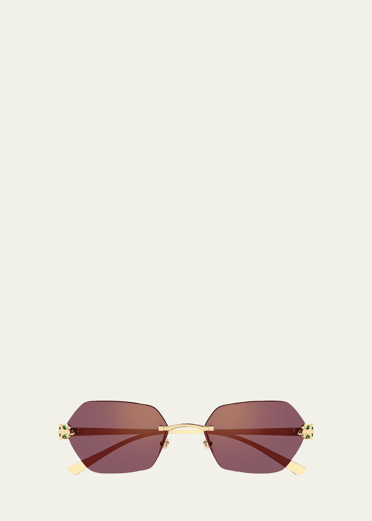 Cartier Panthère de Cartier 55mm Geometric Sunglasses - Bergdorf Goodman