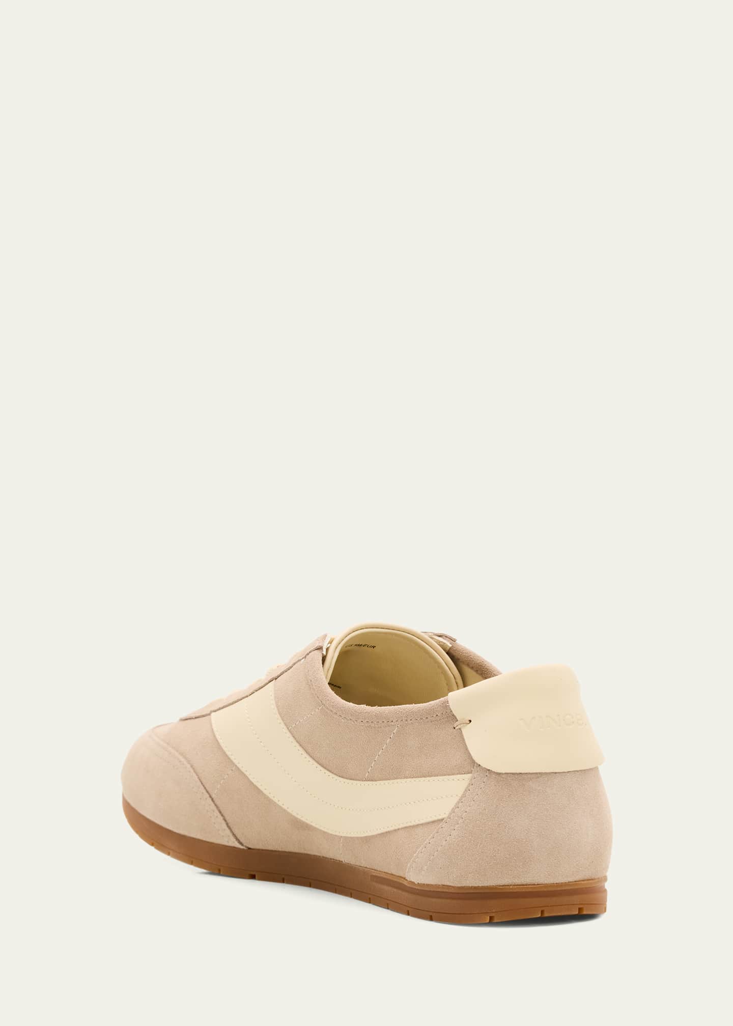 Vince LA Runner Suede and Leather Runner Sneakers - Bergdorf Goodman
