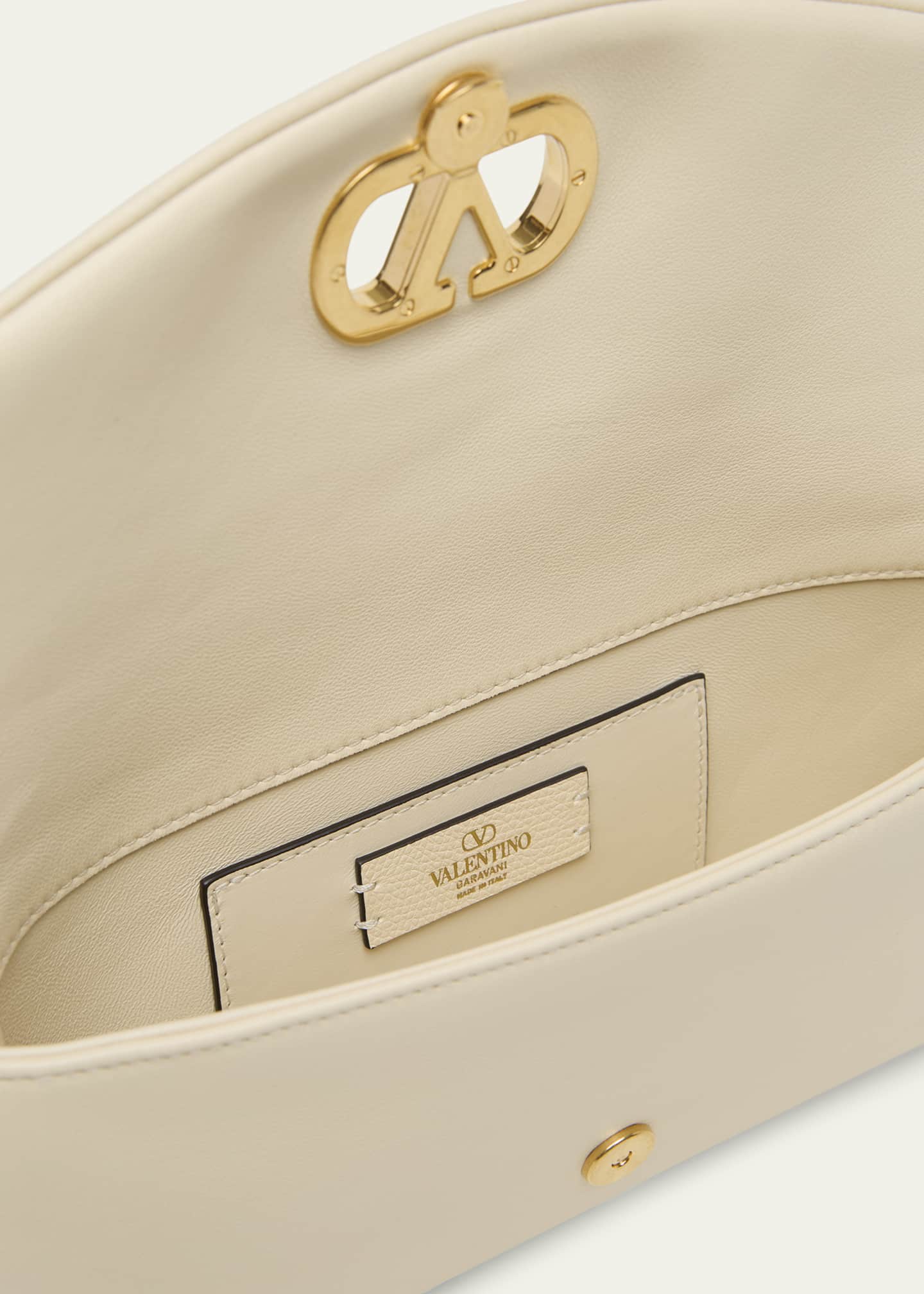 Valentino Garavani Small VLogo Leather Shoulder Bag - Bergdorf Goodman