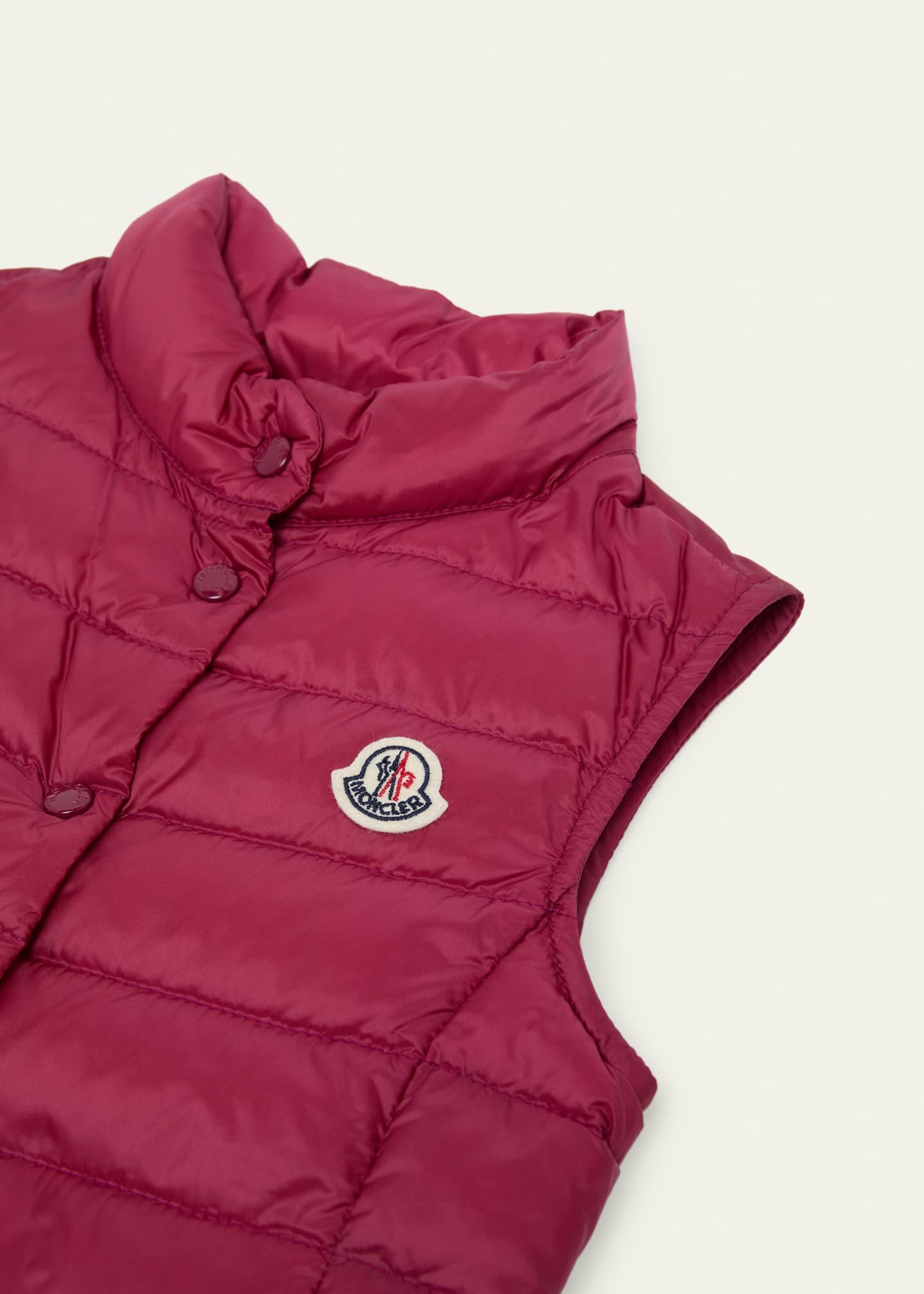 Moncler Girl's Liane Down Vest, Size 4-6 - Bergdorf Goodman