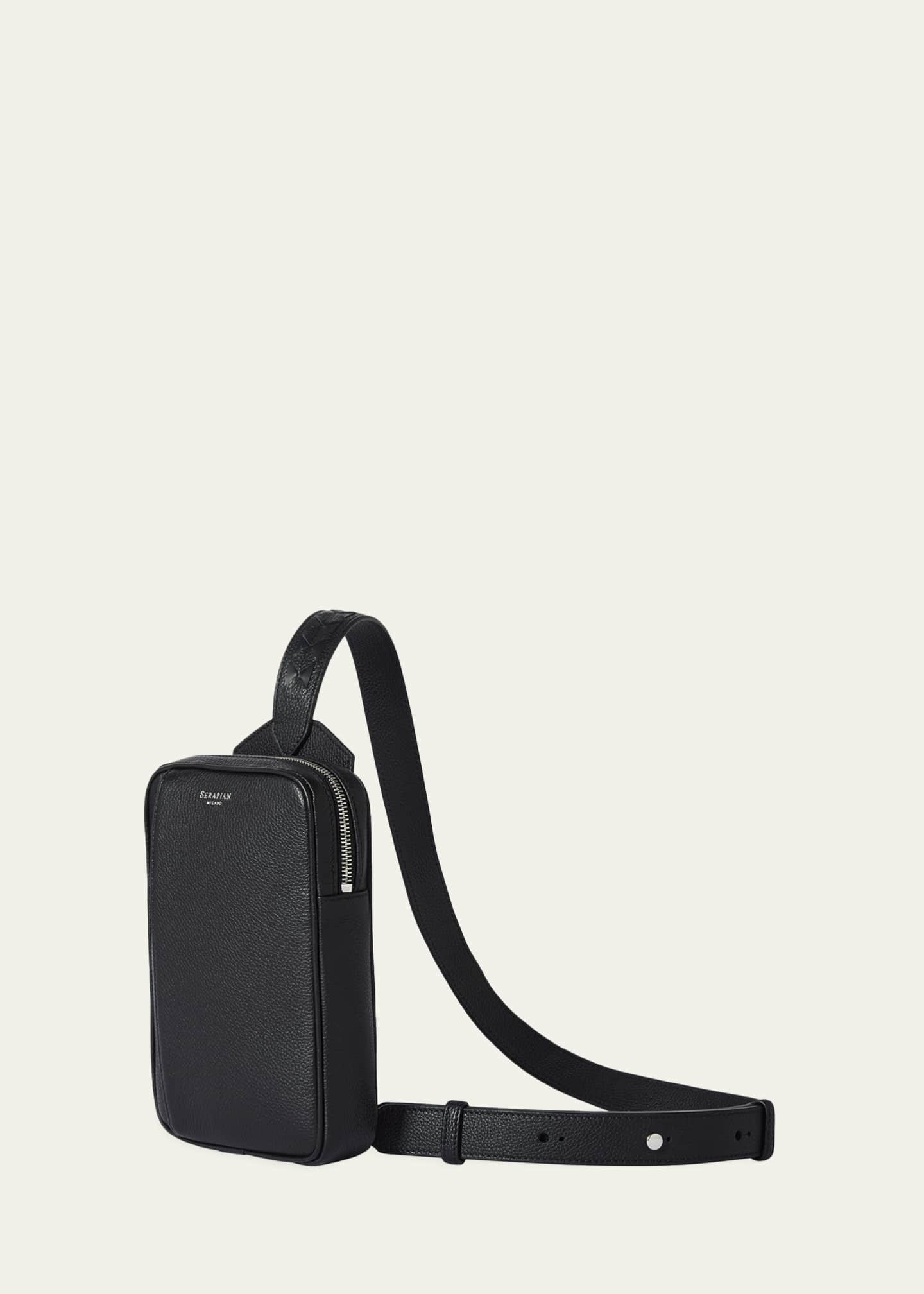 Serapian Men's Cachem Leather Sling Bag - Bergdorf Goodman