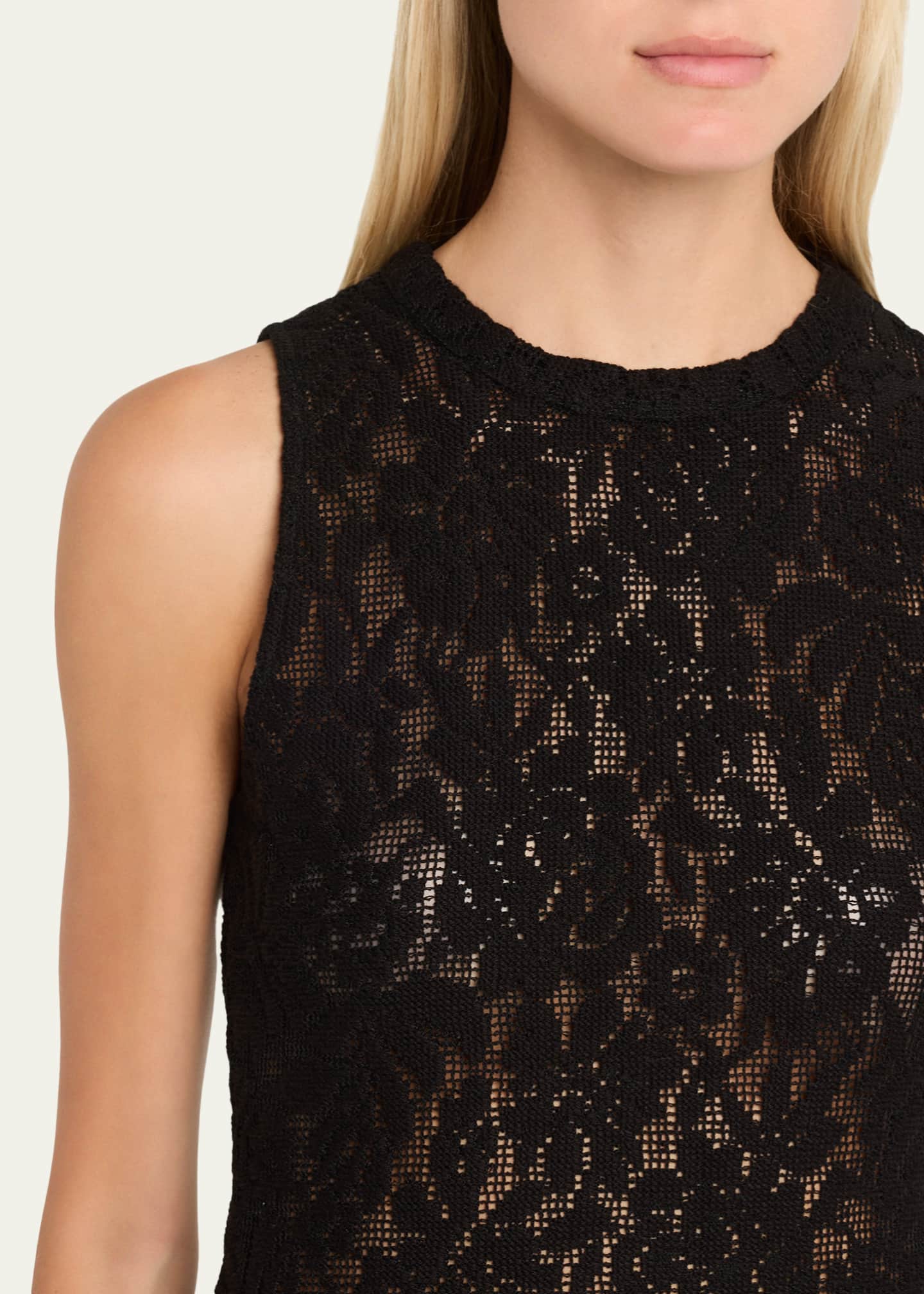 Veronica Beard Serenka Lace Tank Top - Bergdorf Goodman
