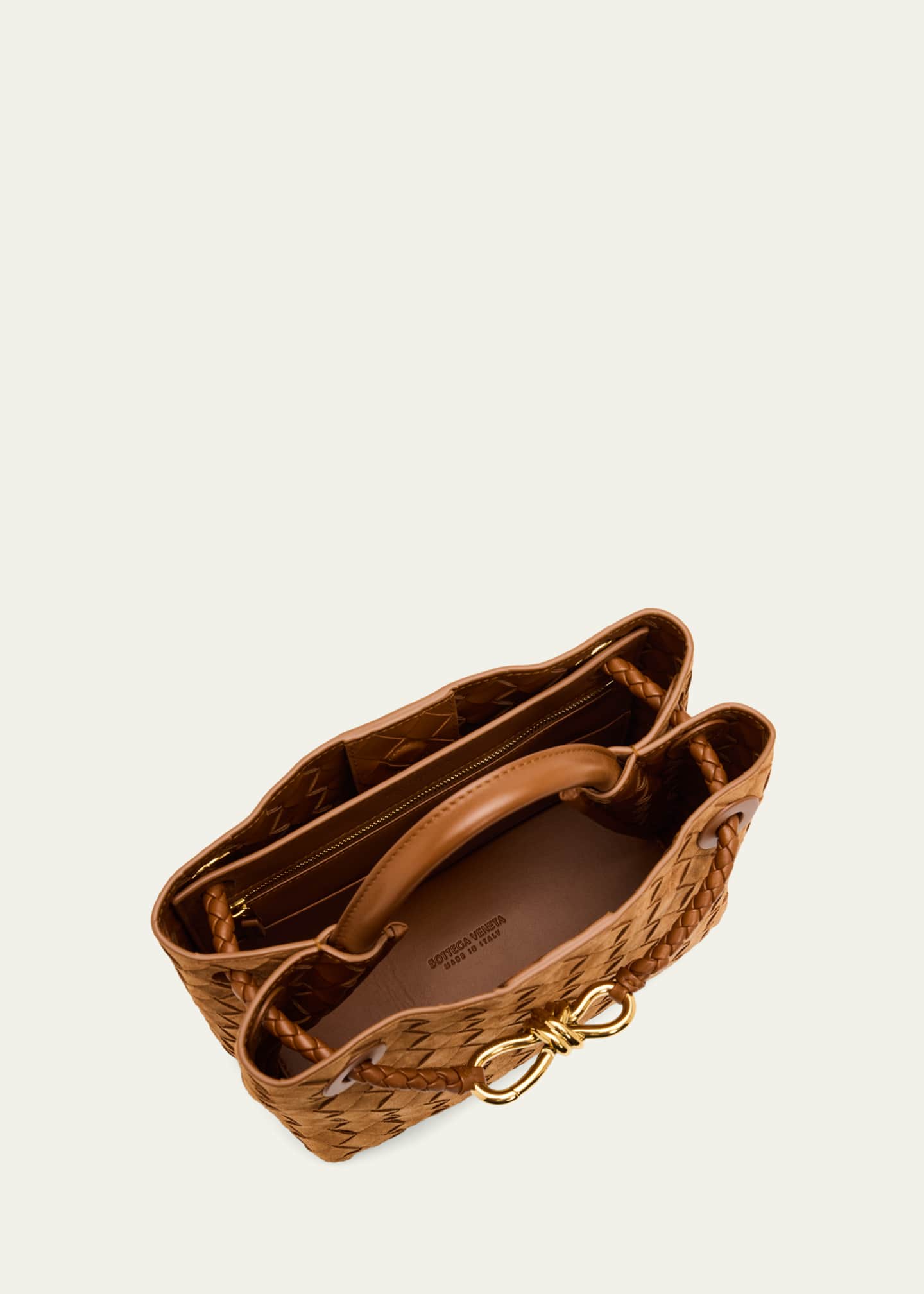 Bottega Veneta Andiamo Suede Top-Handle Bag - Bergdorf Goodman