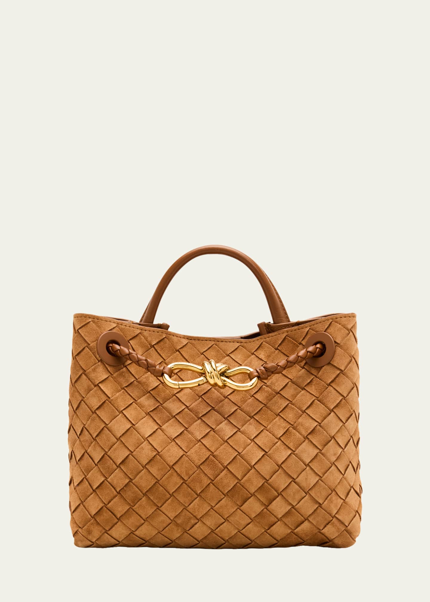Bottega Veneta Andiamo Suede Top-Handle Bag - Bergdorf Goodman