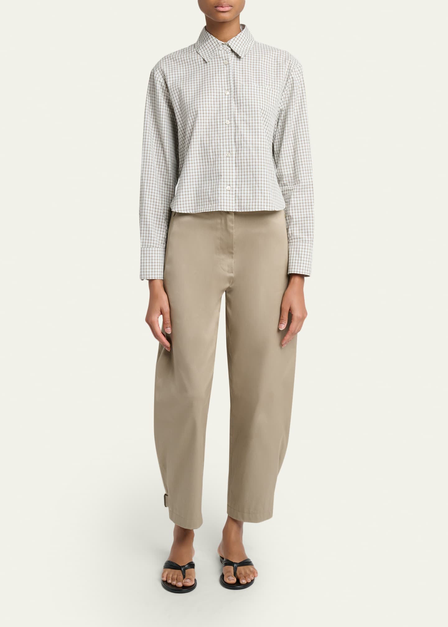 Proenza Schouler White Label Serene High-Rise Tapered Pants - Bergdorf ...