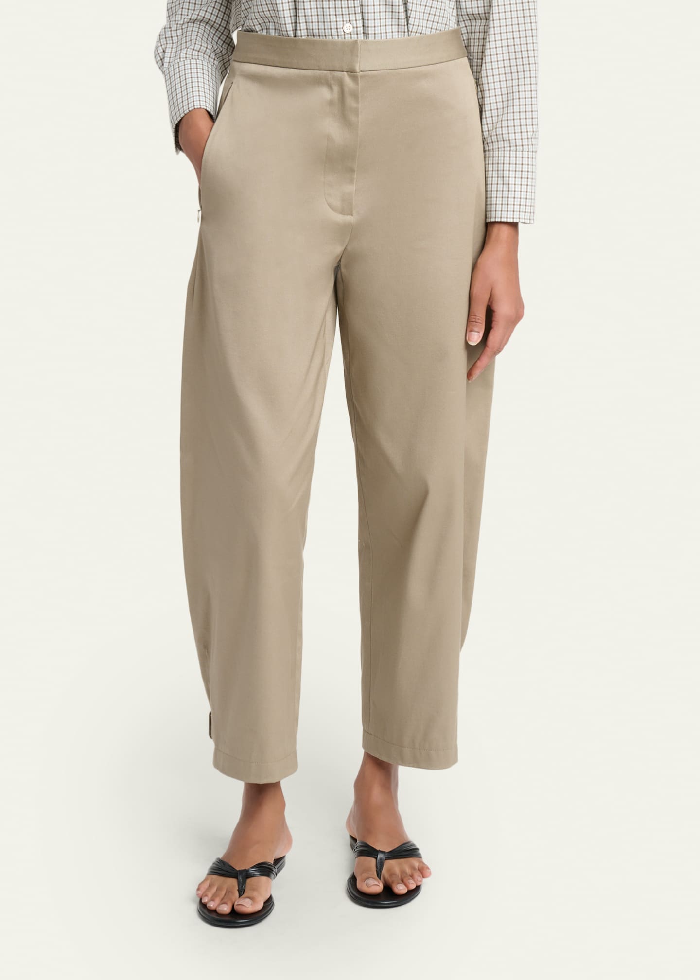 Proenza Schouler White Label Serene High-Rise Tapered Pants - Bergdorf ...