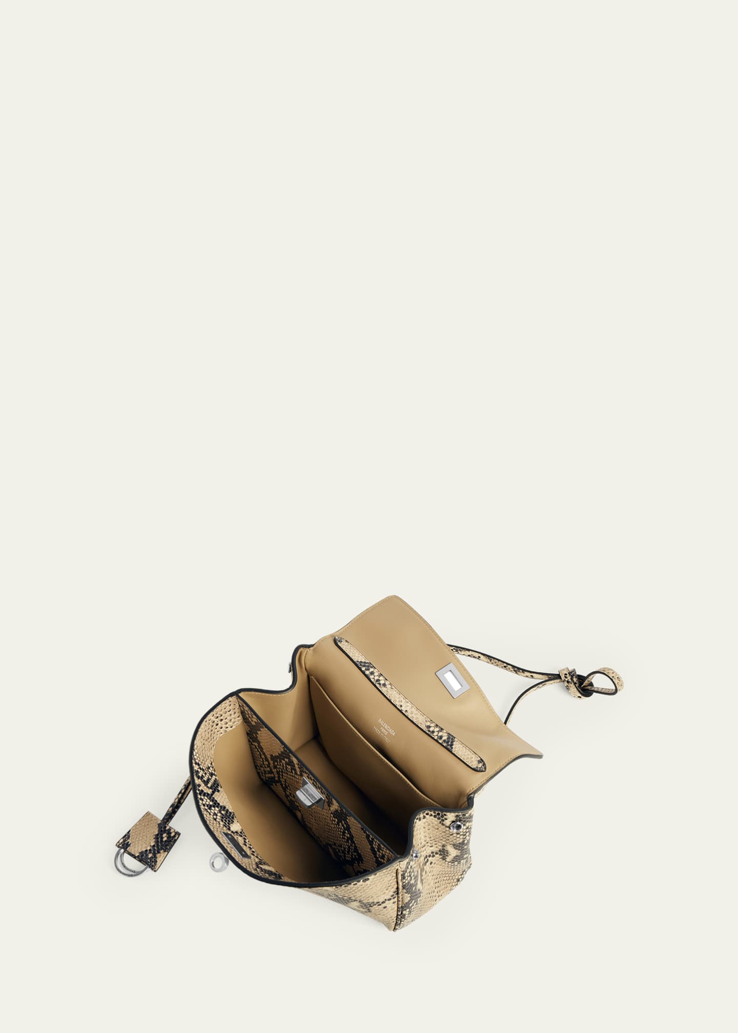 Balenciaga Rodeo Python-Embossed Leather Top-Handle Bag - Bergdorf Goodman