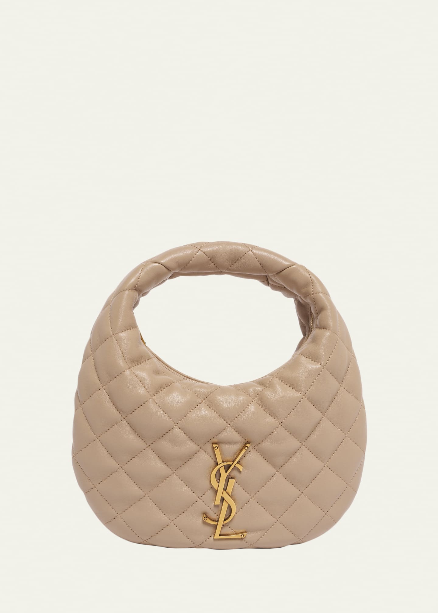 Saint Laurent Icarino Baby YSL Quilted Leather Hobo Bag - Bergdorf Goodman