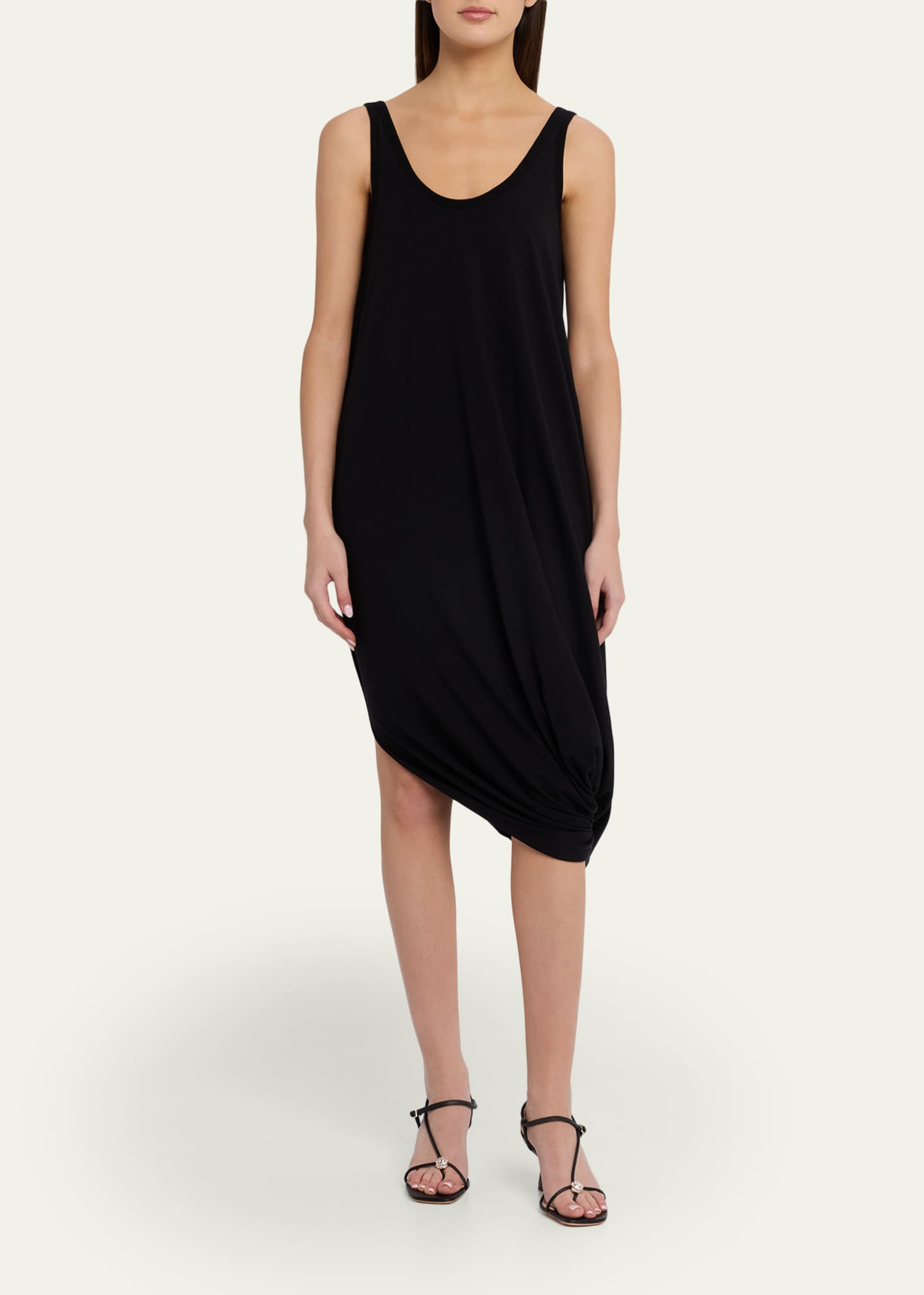 Loeffler Randall 70mm Triana Strappy Crystal Leather Mid-Heel Sandals ...