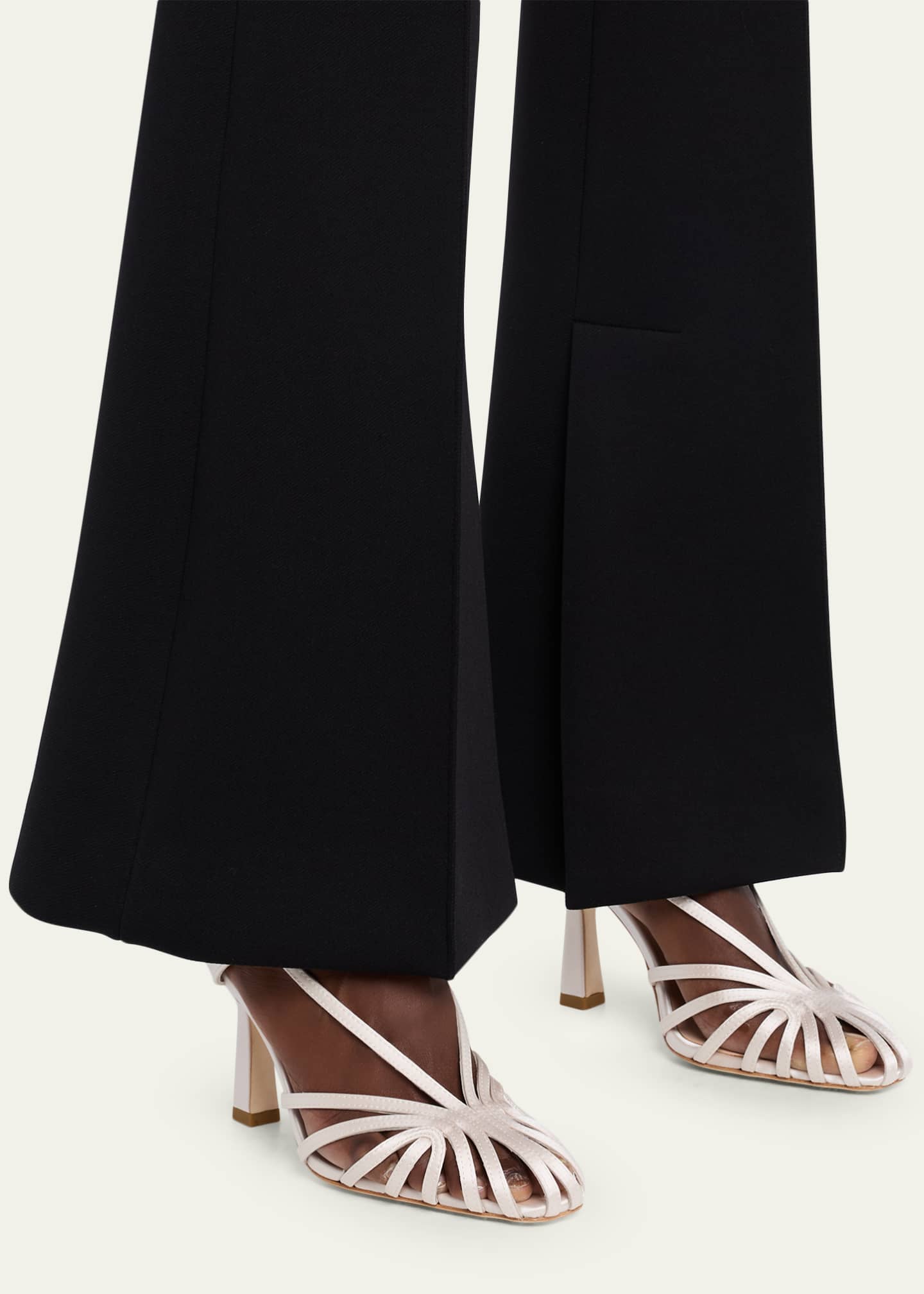 Loeffler Randall 70mm Alexandra Lattice Satin Pumps - Bergdorf Goodman