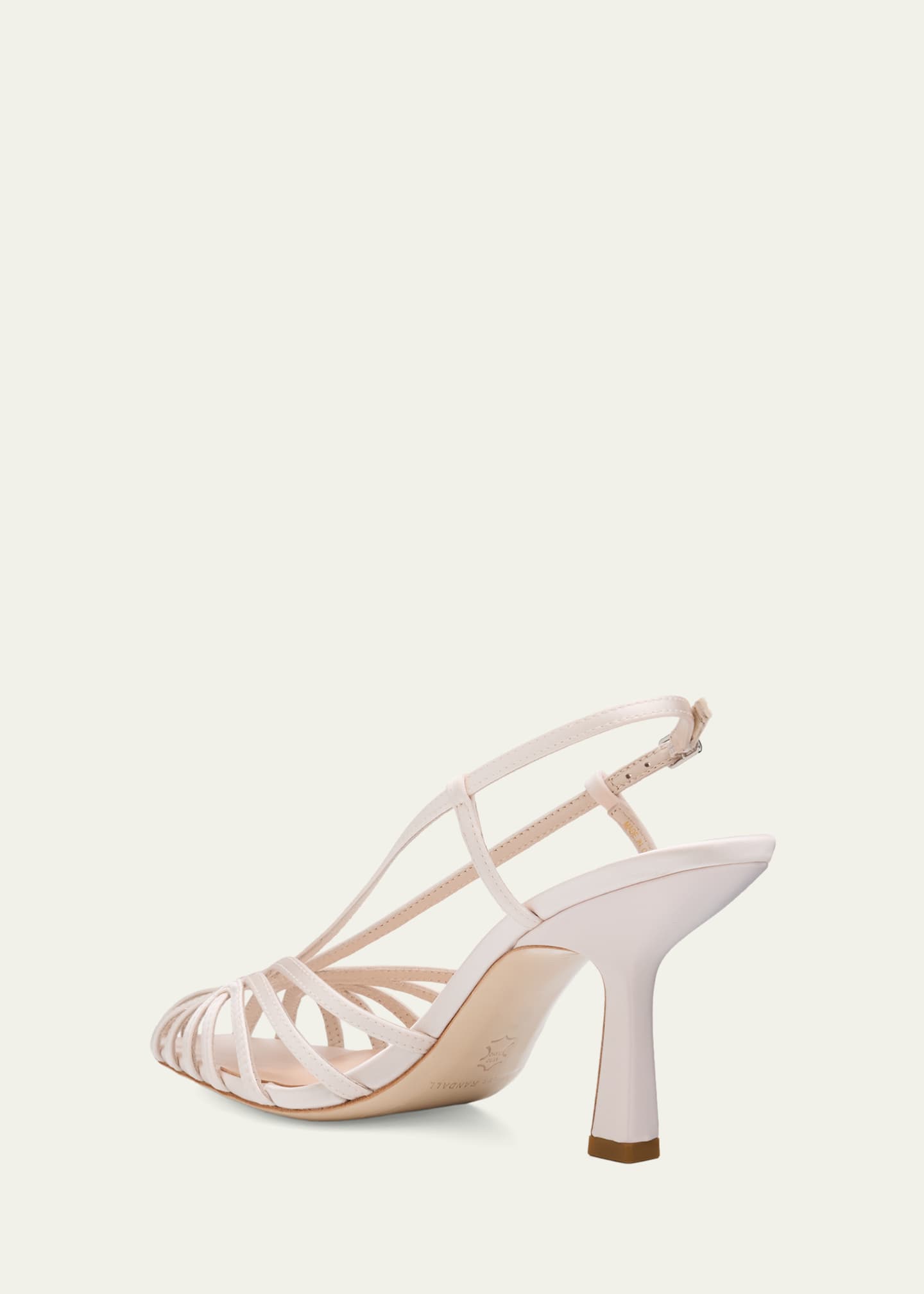 Loeffler Randall 70mm Alexandra Lattice Satin Pumps - Bergdorf Goodman