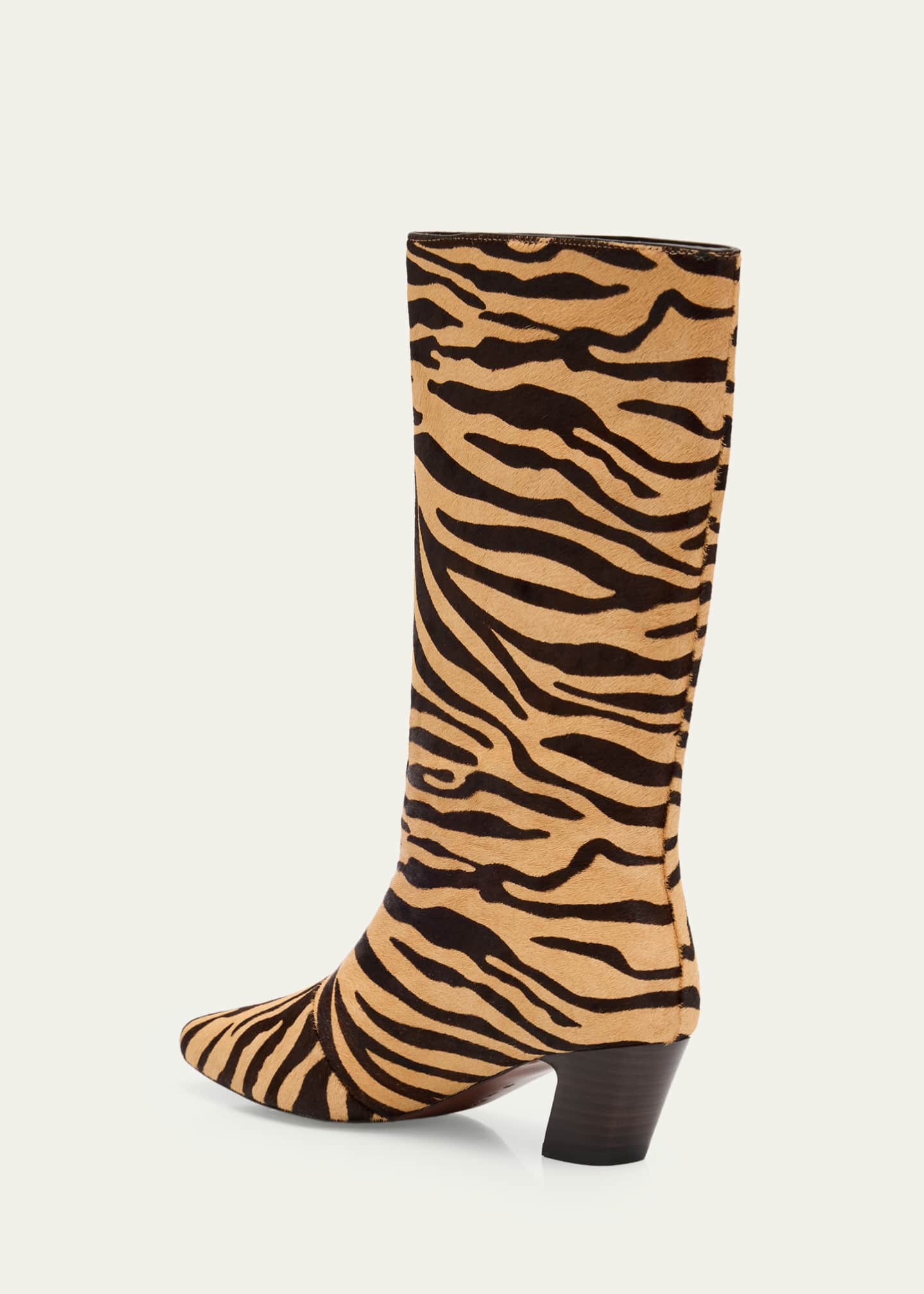 Loeffler Randall 55mm Cleo Zebra Calf Hair Mid-Calf Boots - Bergdorf ...