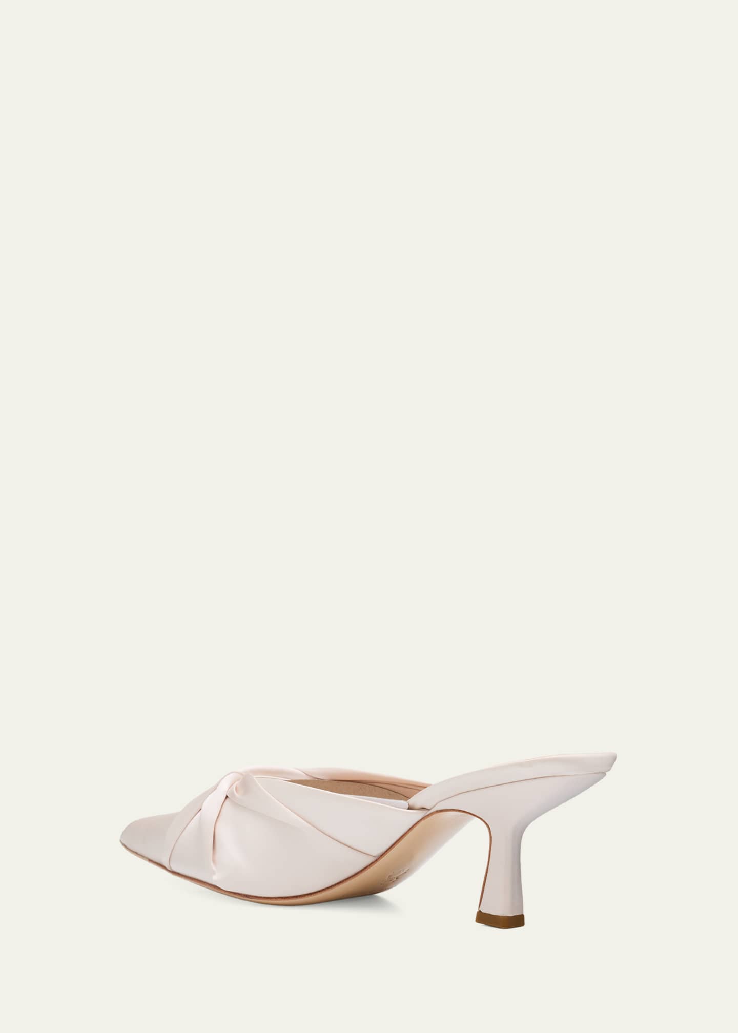 Loeffler Randall 70mm Tyla Twisted Satin Mule Pumps - Bergdorf Goodman