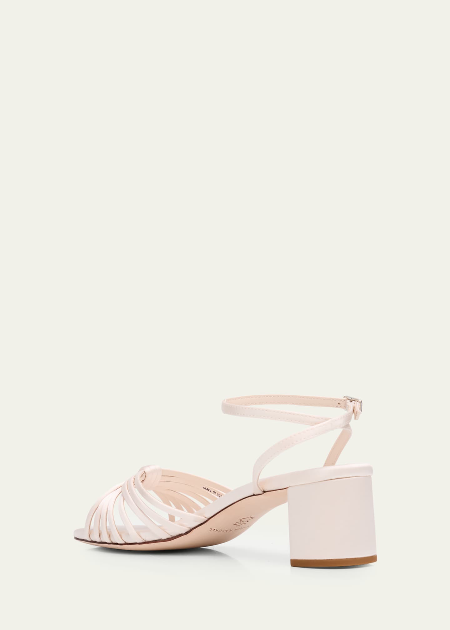 Loeffler Randall 60mm Olivia Satin Sandals - Bergdorf Goodman