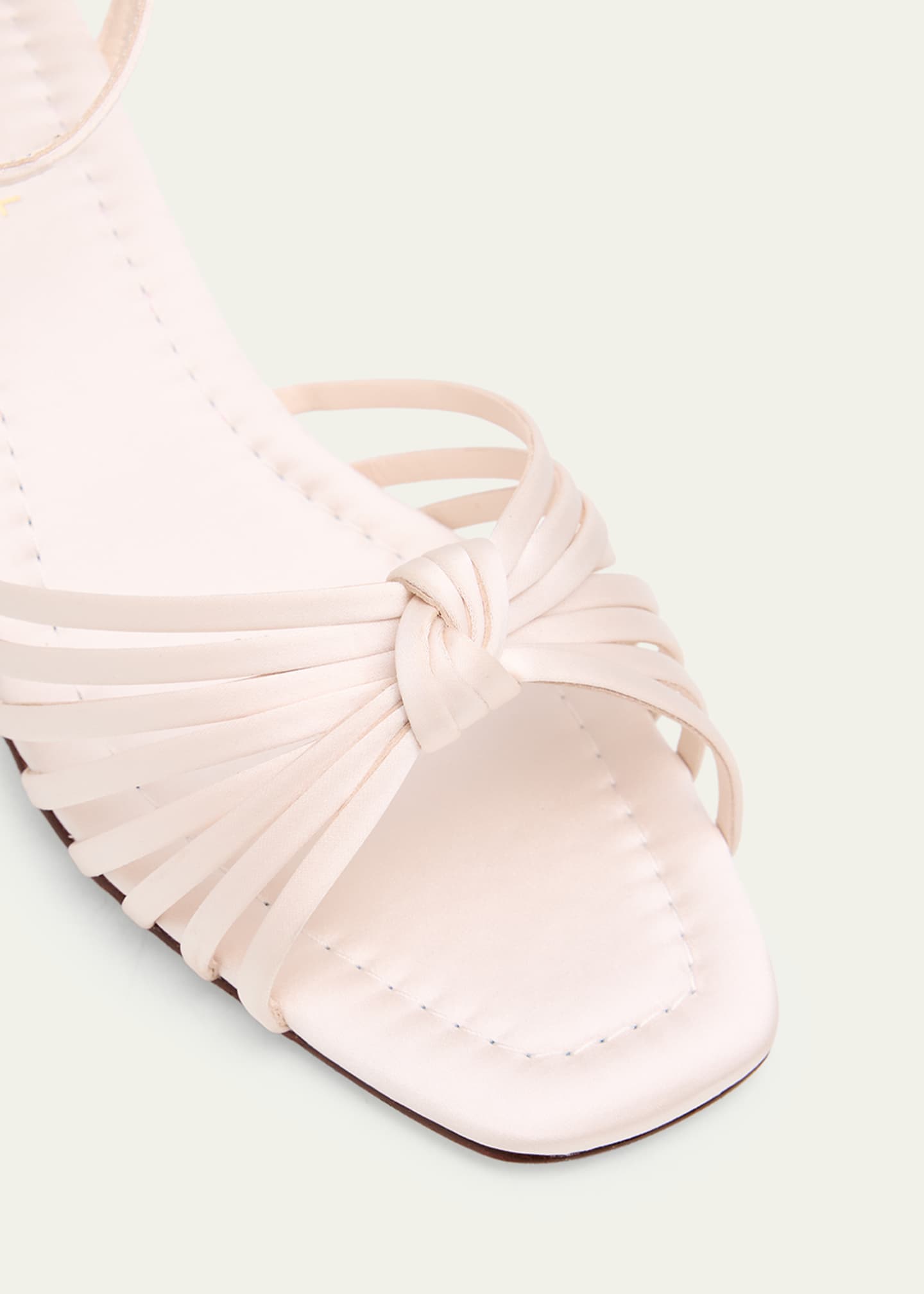 Loeffler Randall 60mm Olivia Satin Sandals - Bergdorf Goodman