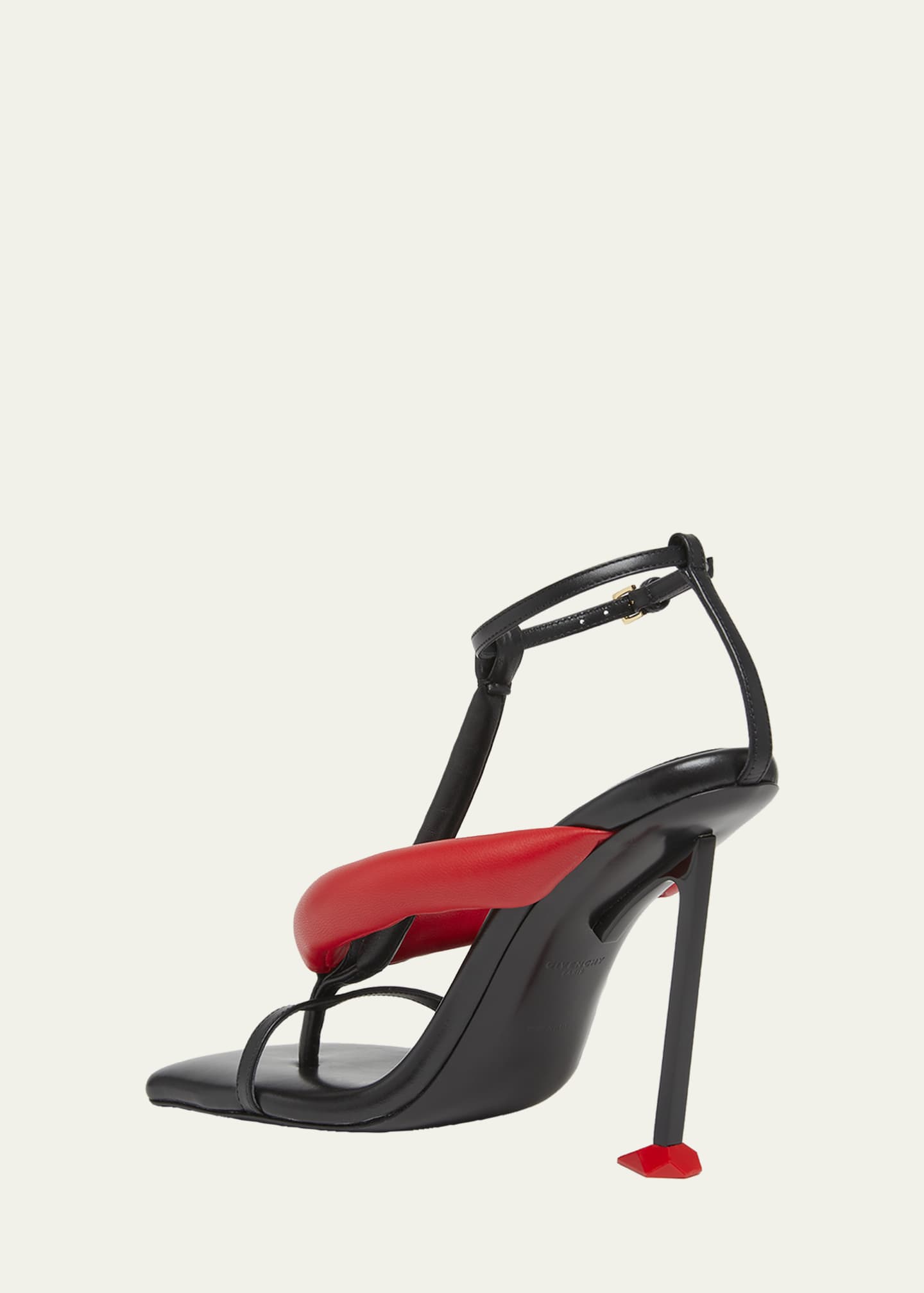 Givenchy 95mm Boudoir Leather Thong Sandals - Bergdorf Goodman