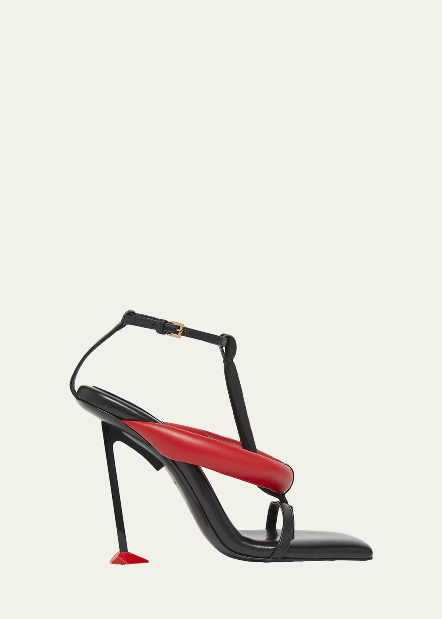 Givenchy 95mm Boudoir Leather Thong Sandals - Bergdorf Goodman