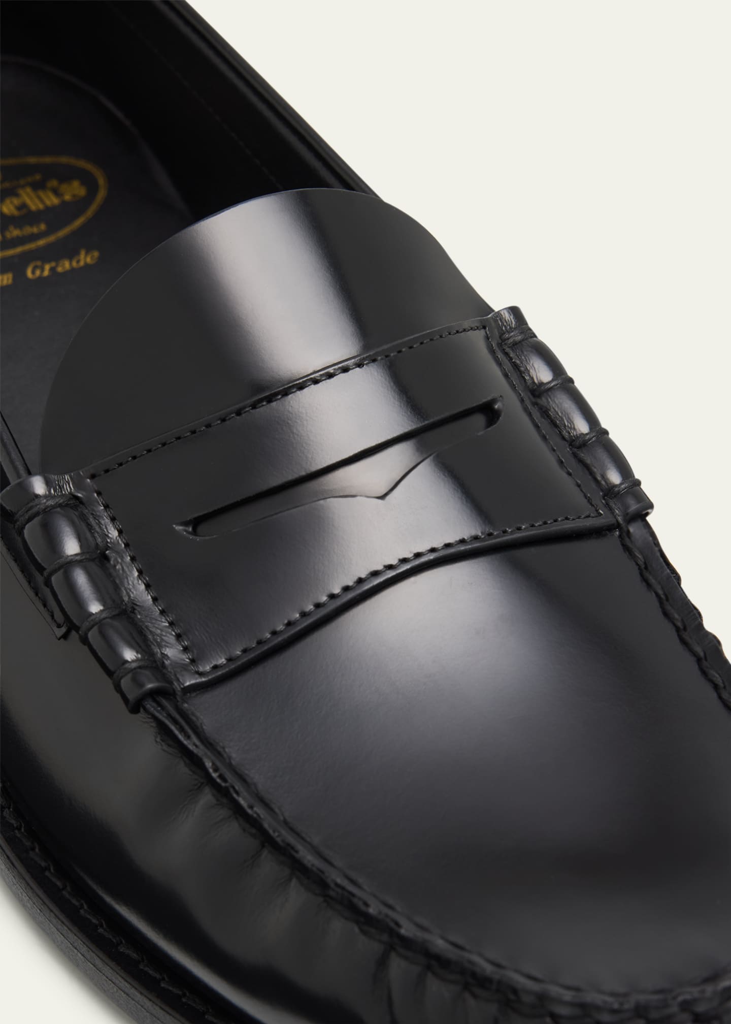Church's Men's Rowley Polished Fume Leather Loafers - Bergdorf Goodman