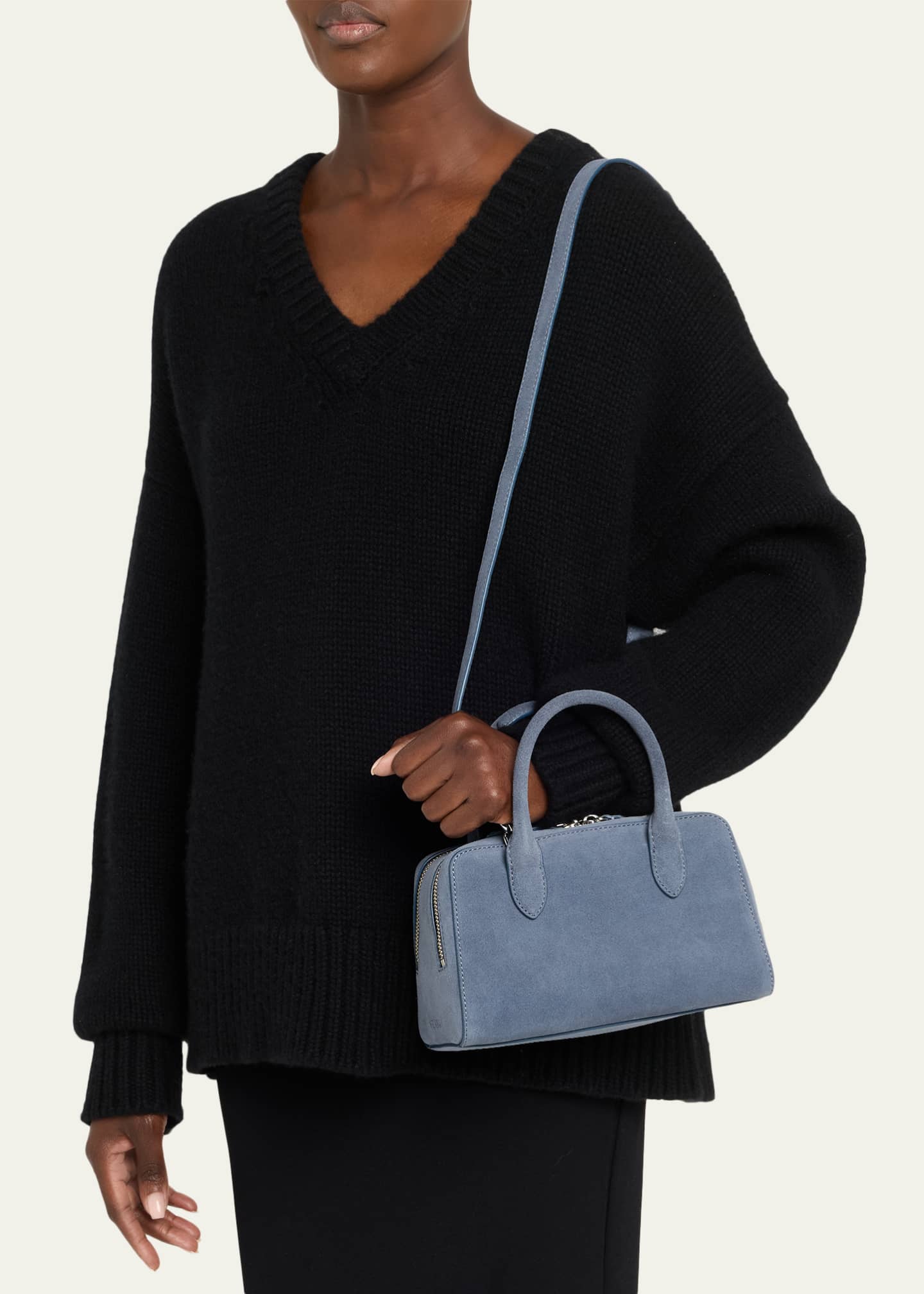 WE-AR4 The Ivy 22 Suede Top-Handle Bag - Bergdorf Goodman