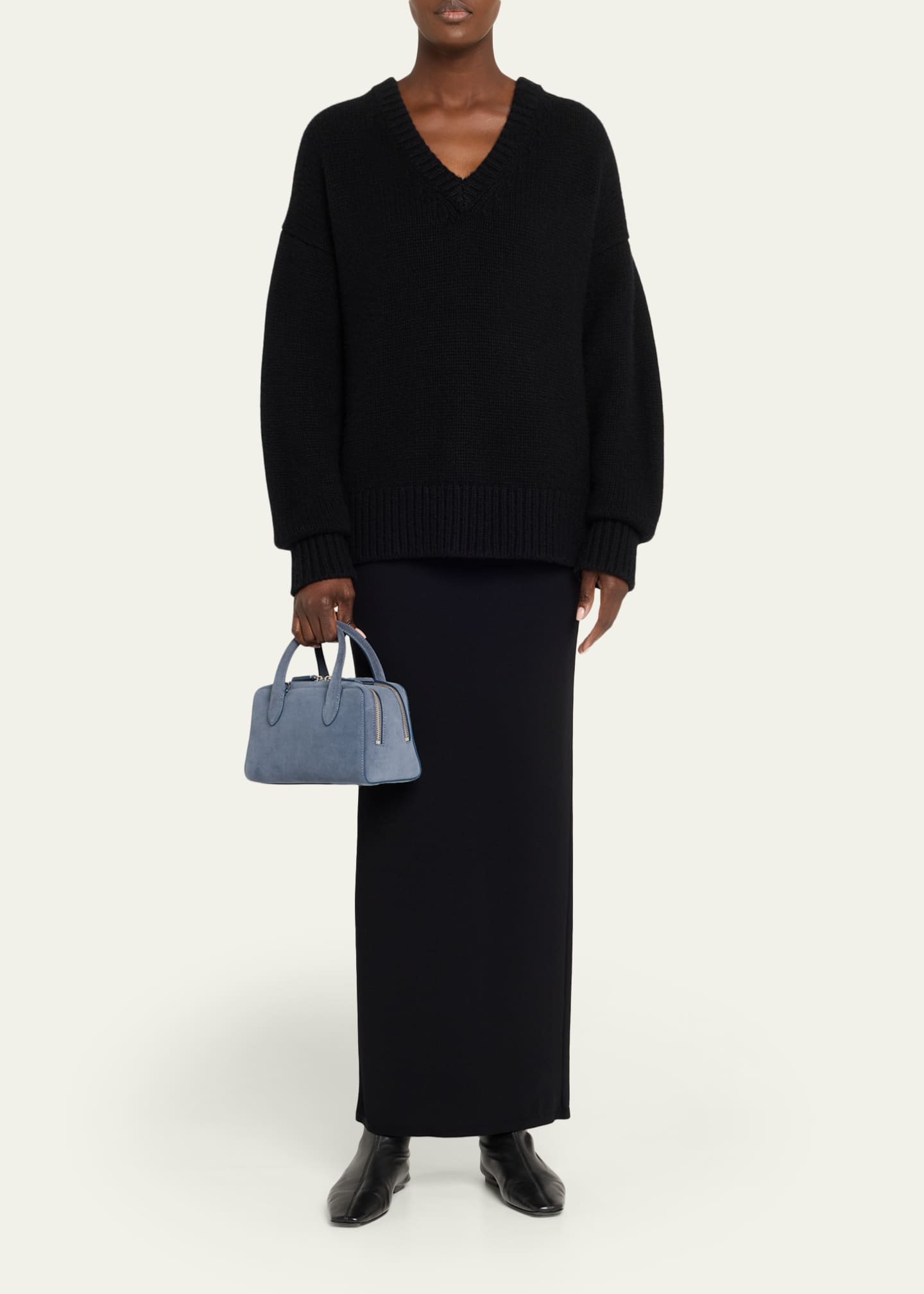 WE-AR4 The Ivy 22 Suede Top-Handle Bag - Bergdorf Goodman