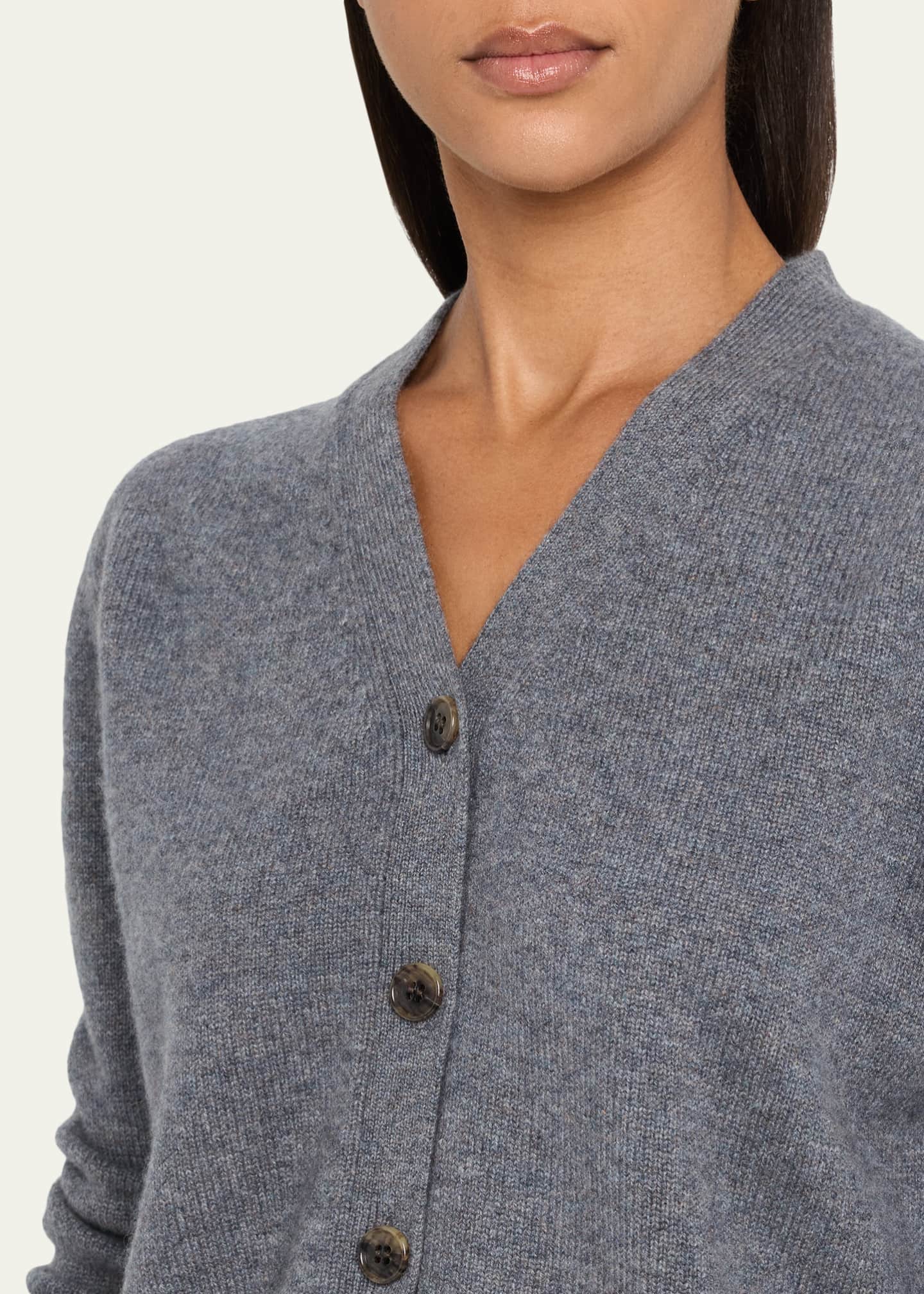 Lisa Yang Marion Cashmere V-Neck Cardigan - Bergdorf Goodman