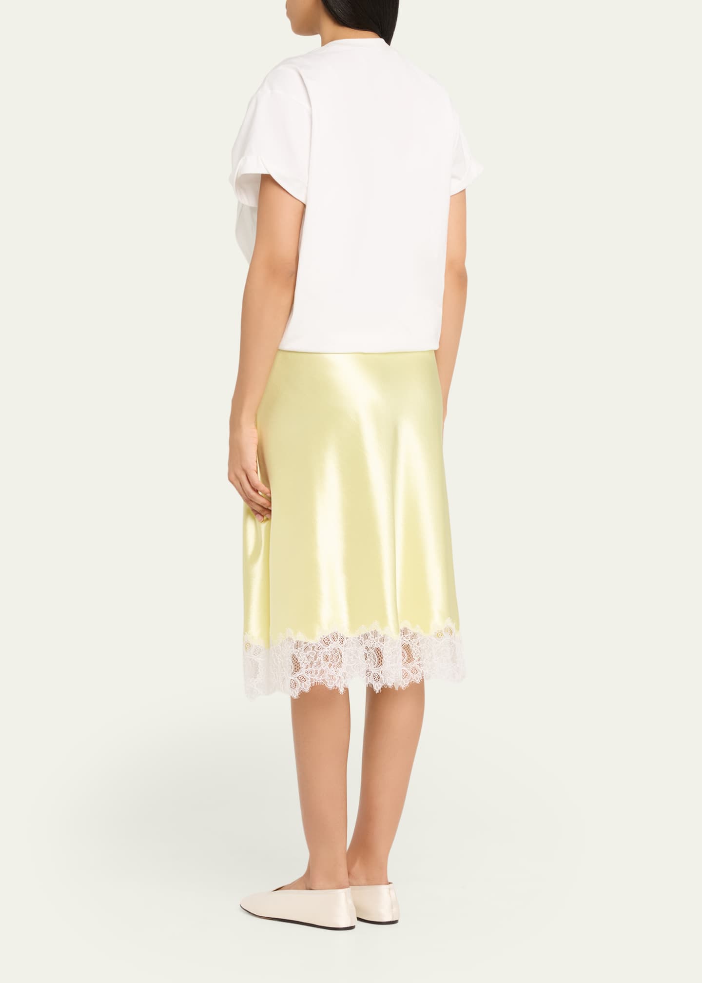 3.1 Phillip Lim Short-Sleeve Combo T-Shirt Slip Dress - Bergdorf Goodman