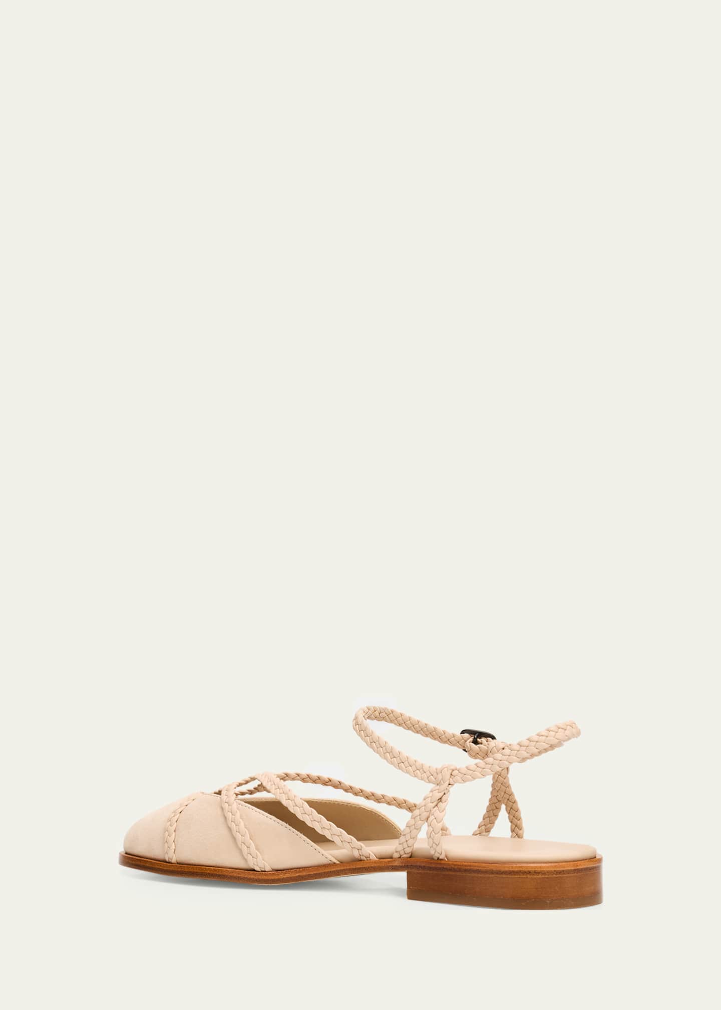 HEREU Ranya Braided Suede Sandals - Bergdorf Goodman