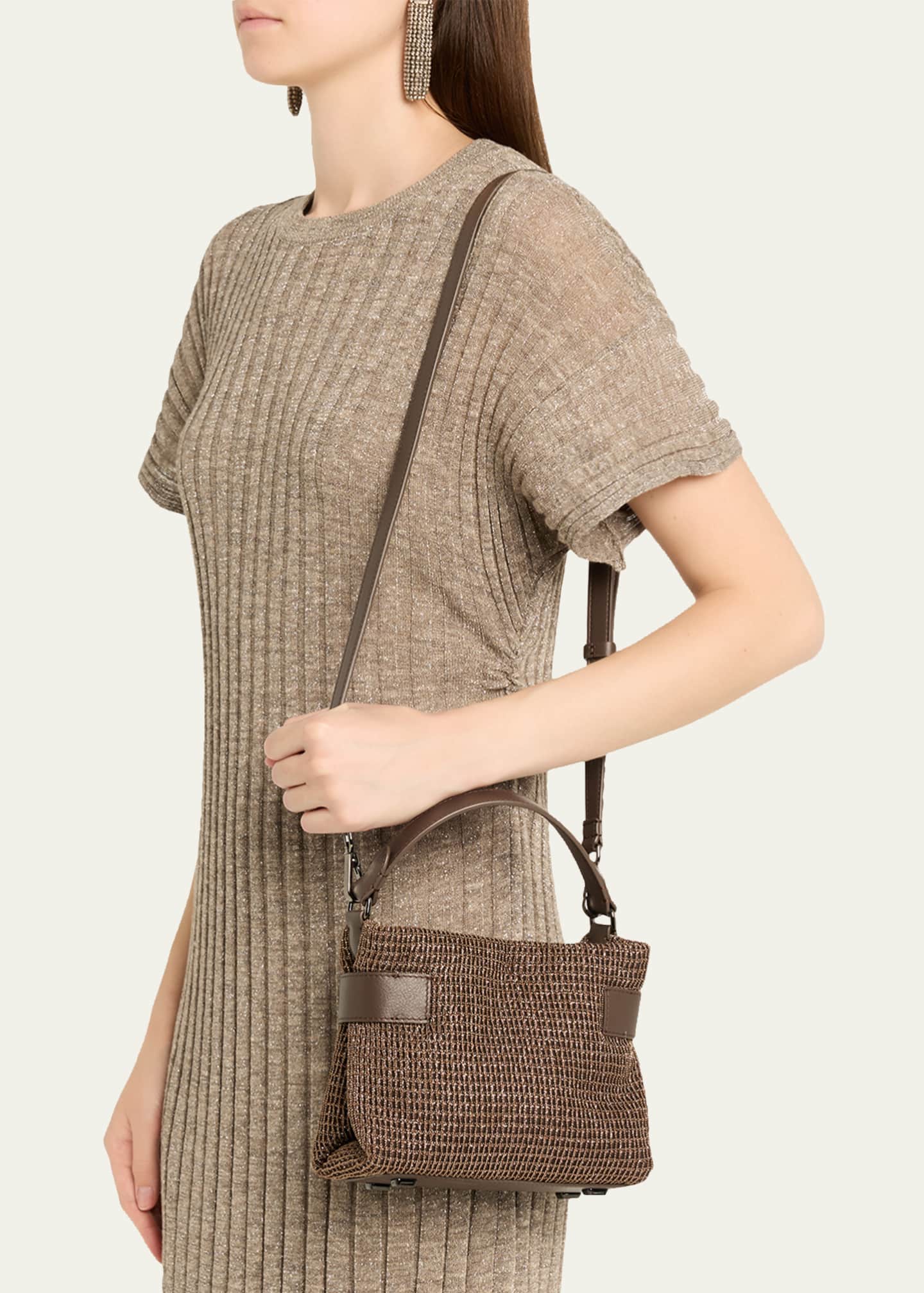 Brunello Cucinelli Essence 3D Monili Top Handle Bag - Bergdorf Goodman