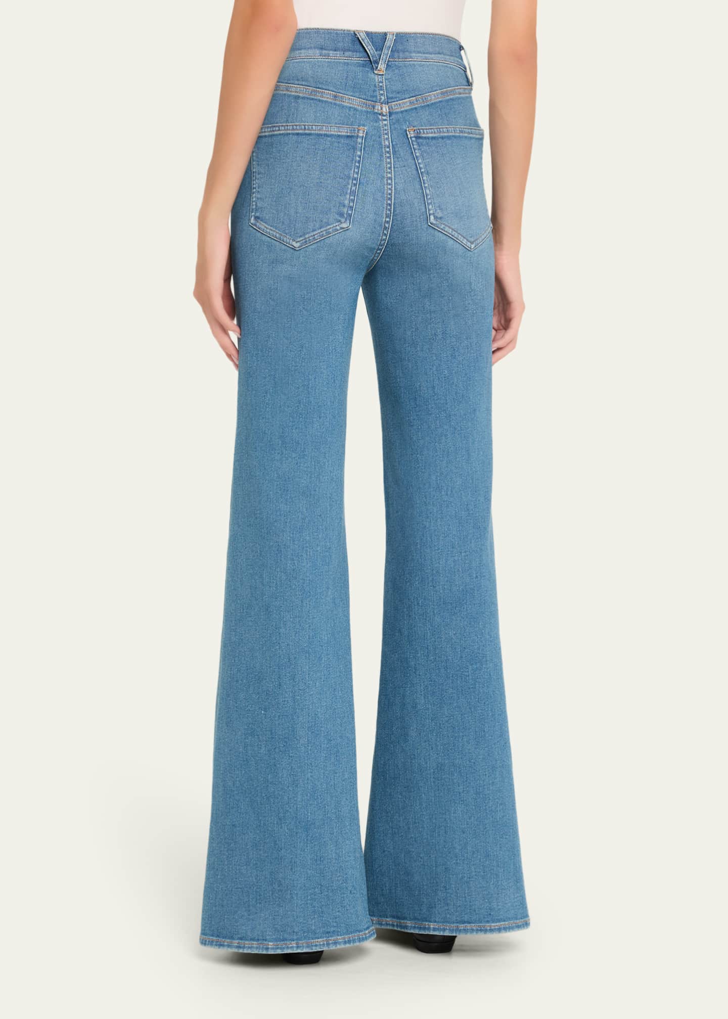 Veronica Beard Joplin High-Rise Flare Jeans - Bergdorf Goodman