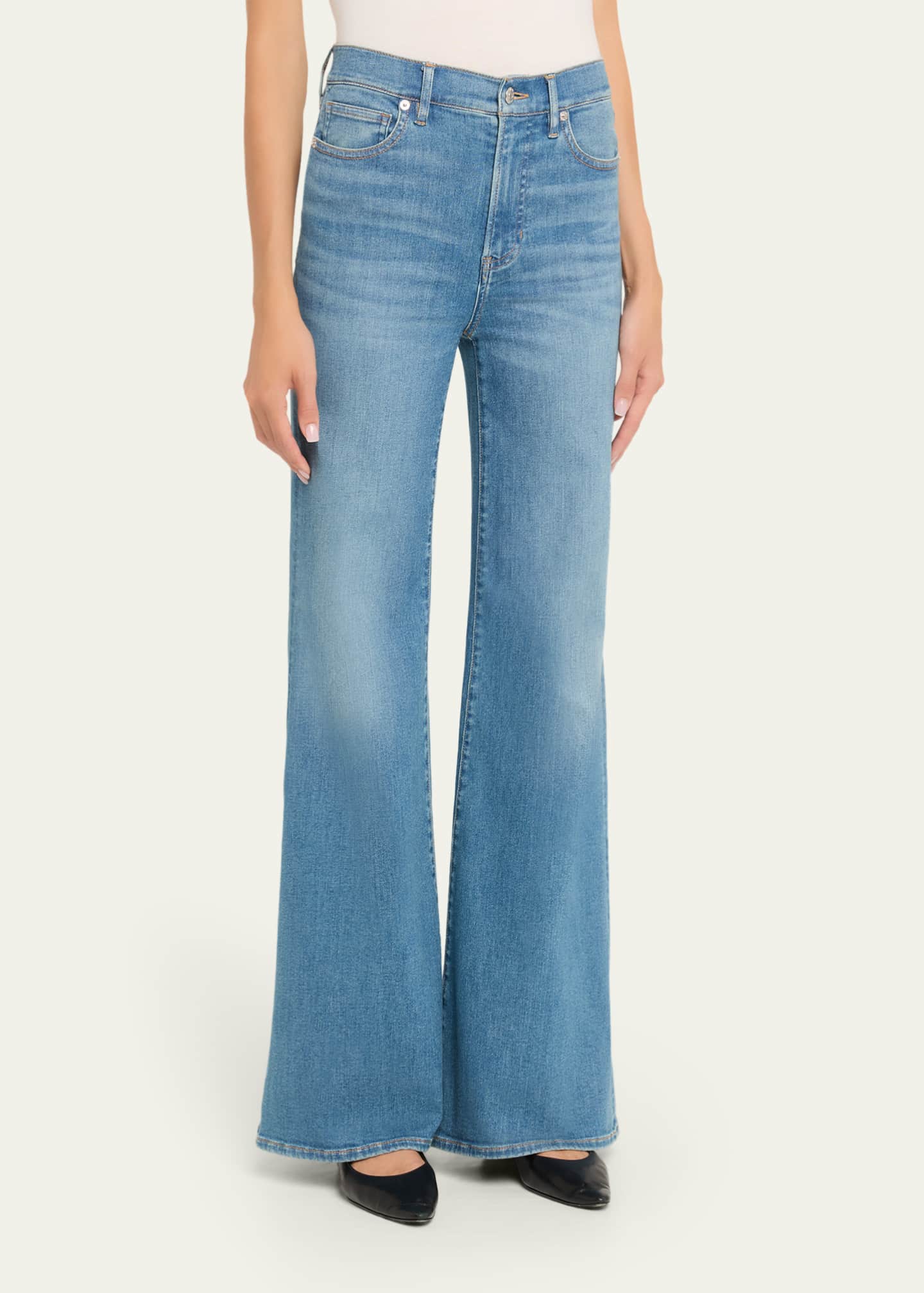 Veronica Beard Joplin High-Rise Flare Jeans - Bergdorf Goodman