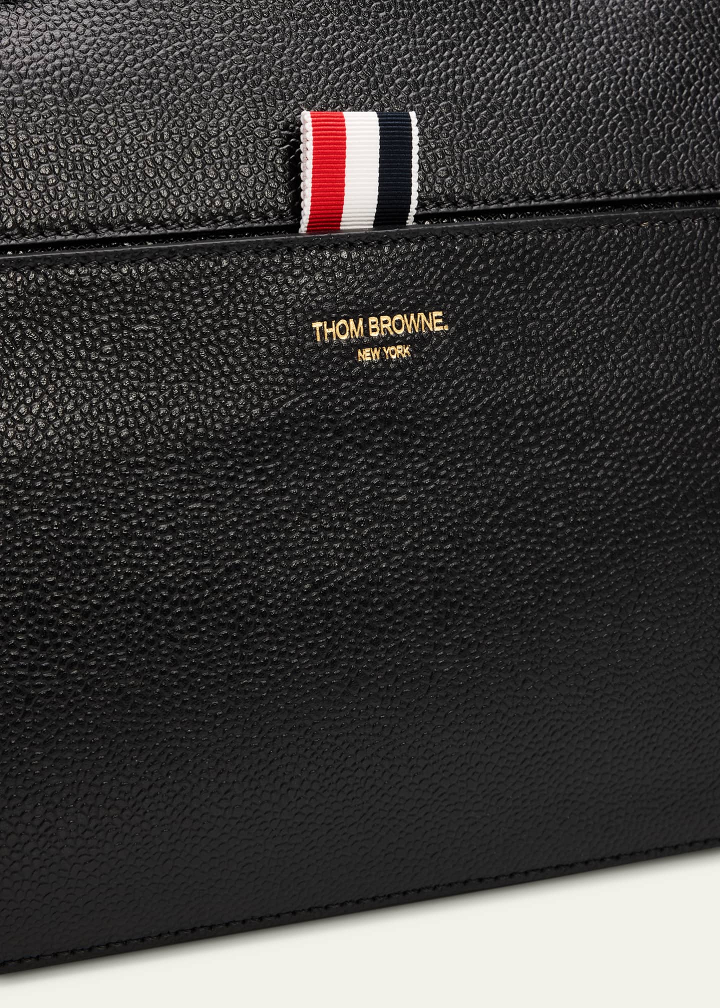 Thom Browne Men's Soft Pebble Grain Medium Duffle Bag - Bergdorf Goodman