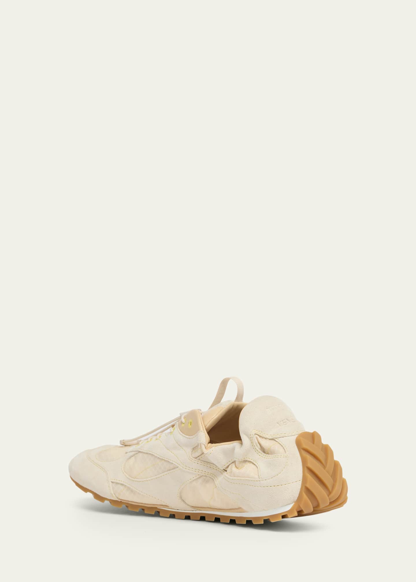 Bottega Veneta Men's Orbit Flash Suede & Nylon Sneakers - Bergdorf Goodman