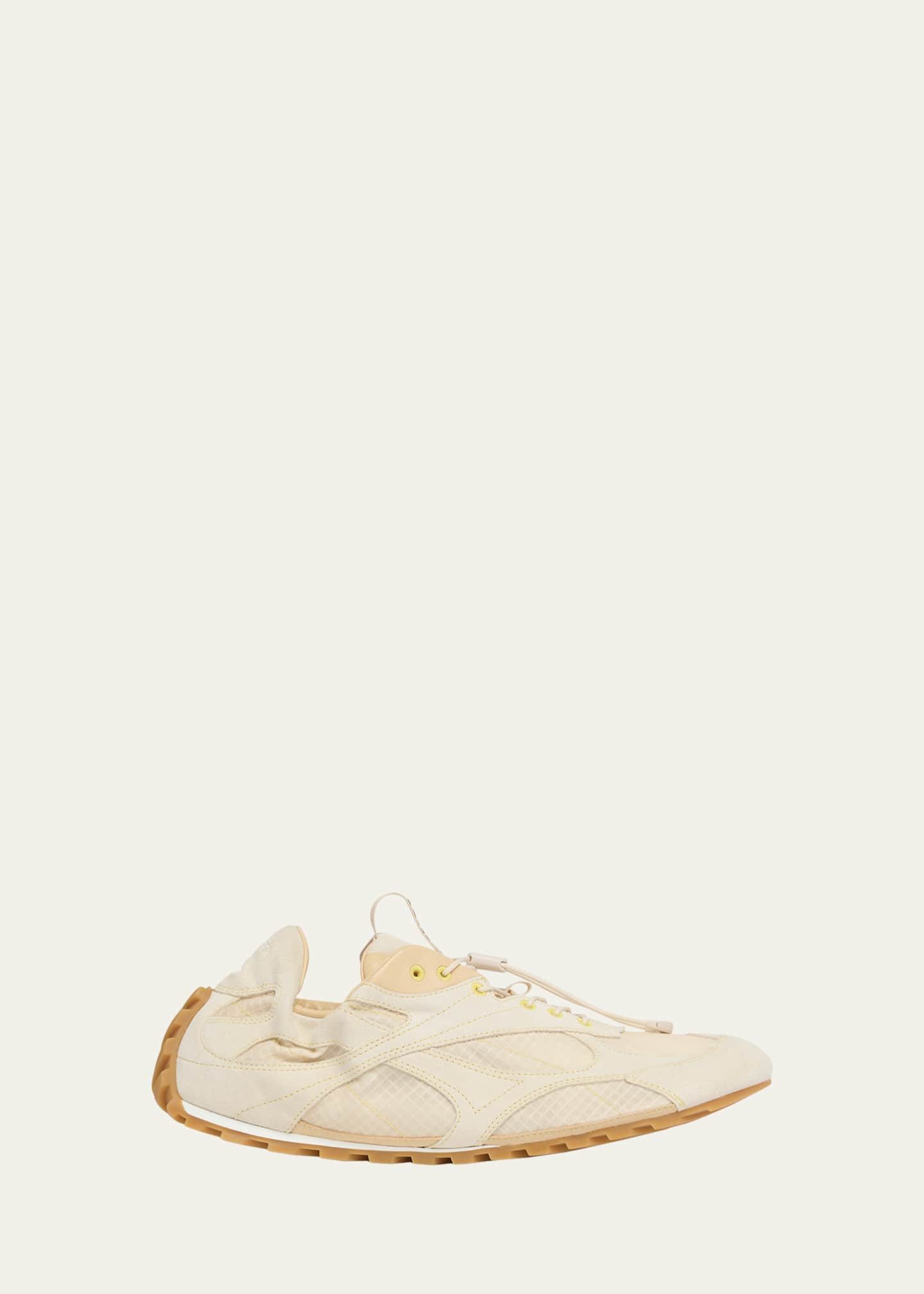 Bottega Veneta Men's Orbit Flash Suede & Nylon Sneakers - Bergdorf Goodman