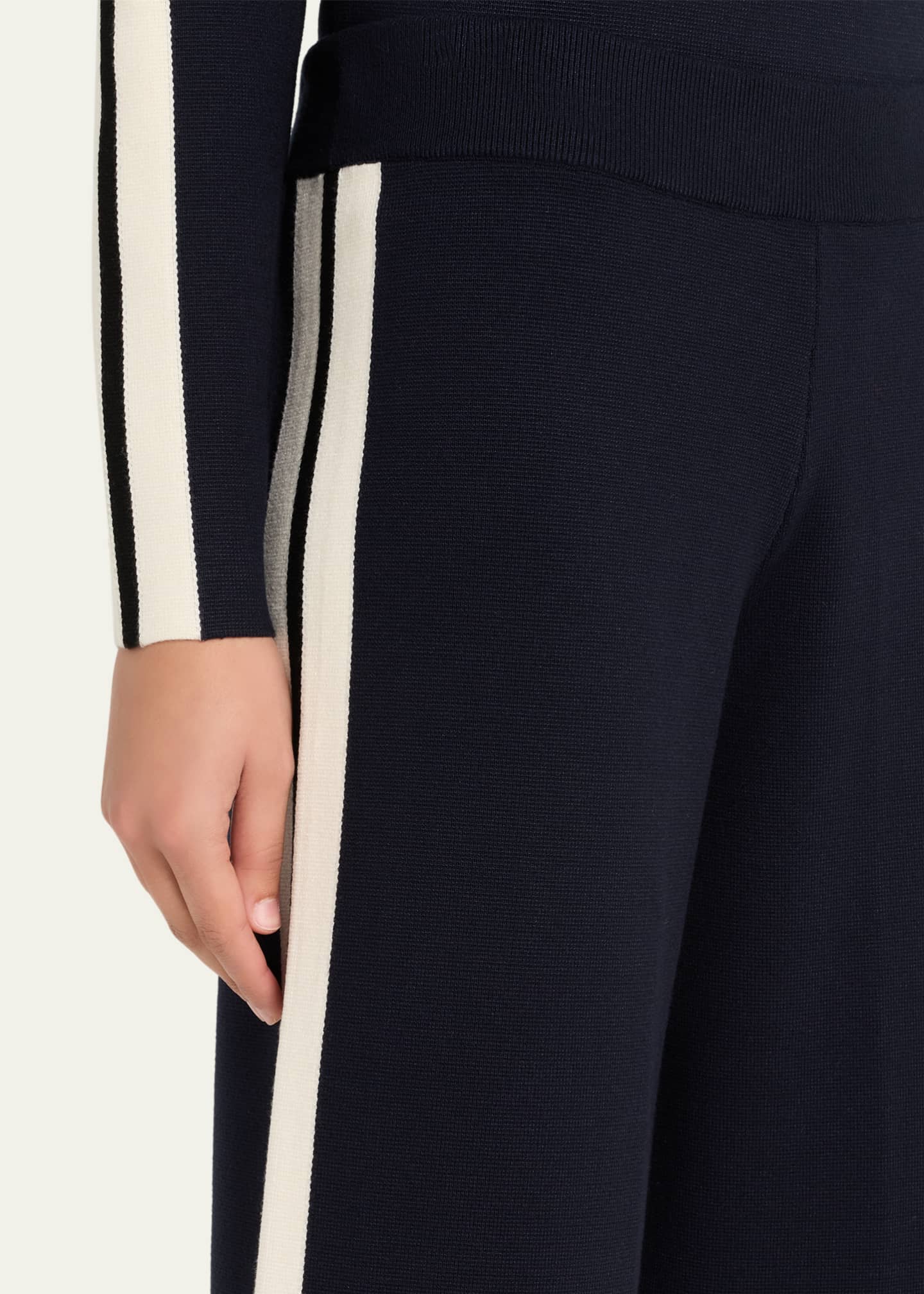 Veronica Beard Jenkins Knit Wide-Leg Pants - Bergdorf Goodman