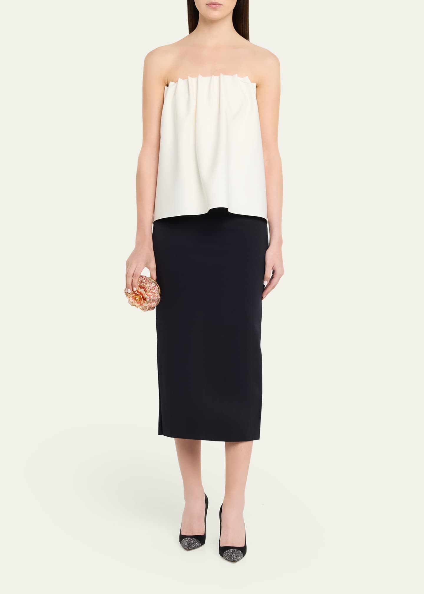 Judith Leiber Couture Magnolia Crystal Clutch Bag - Bergdorf Goodman