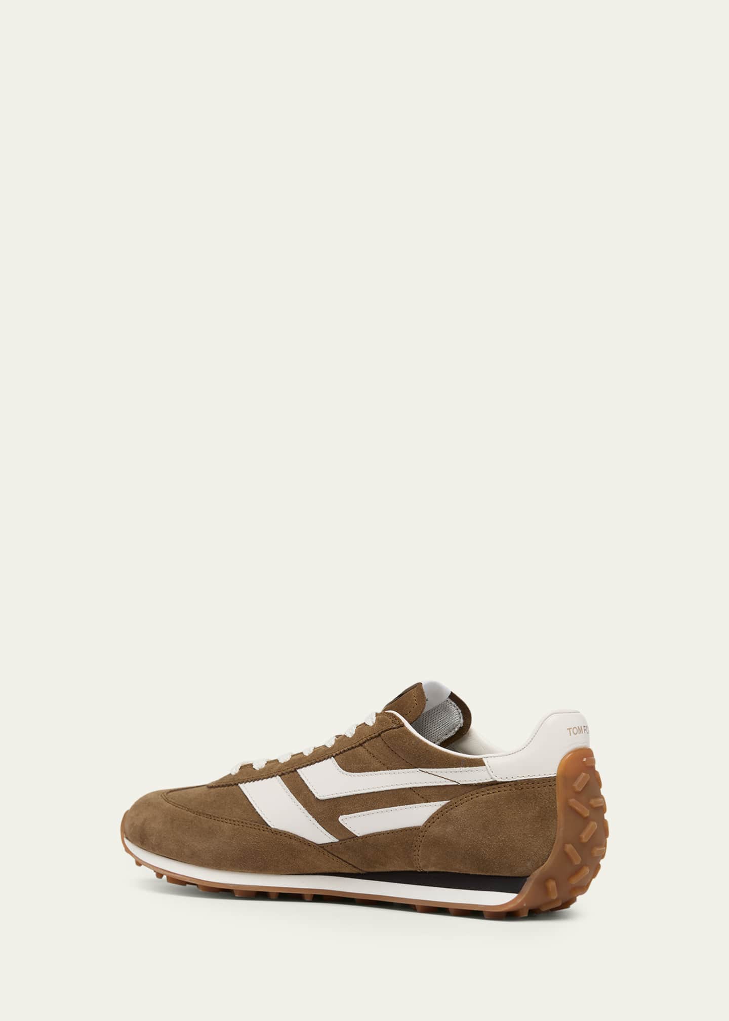 TOM FORD Men's Mick Suede T-Toe Low-Top Sneakers - Bergdorf Goodman