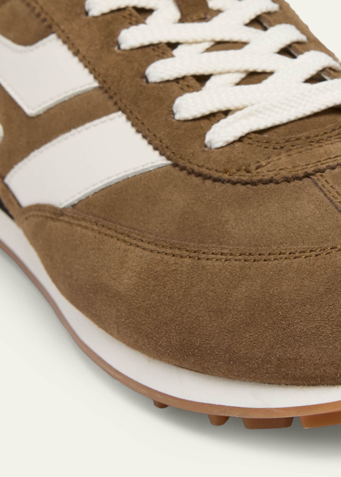 TOM FORD Men's Mick Suede T-Toe Low-Top Sneakers - Bergdorf Goodman
