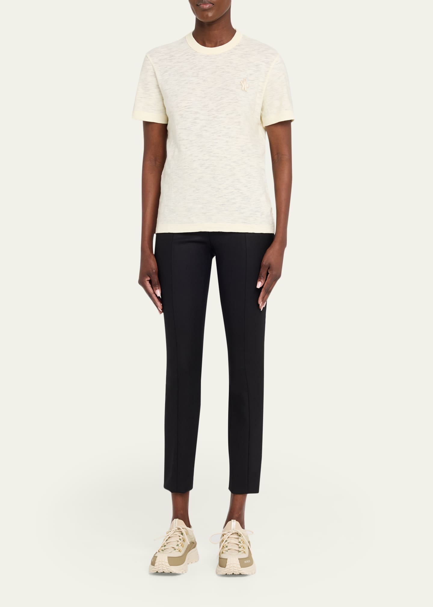 Moncler Short-Sleeve Logo T-Shirt - Bergdorf Goodman