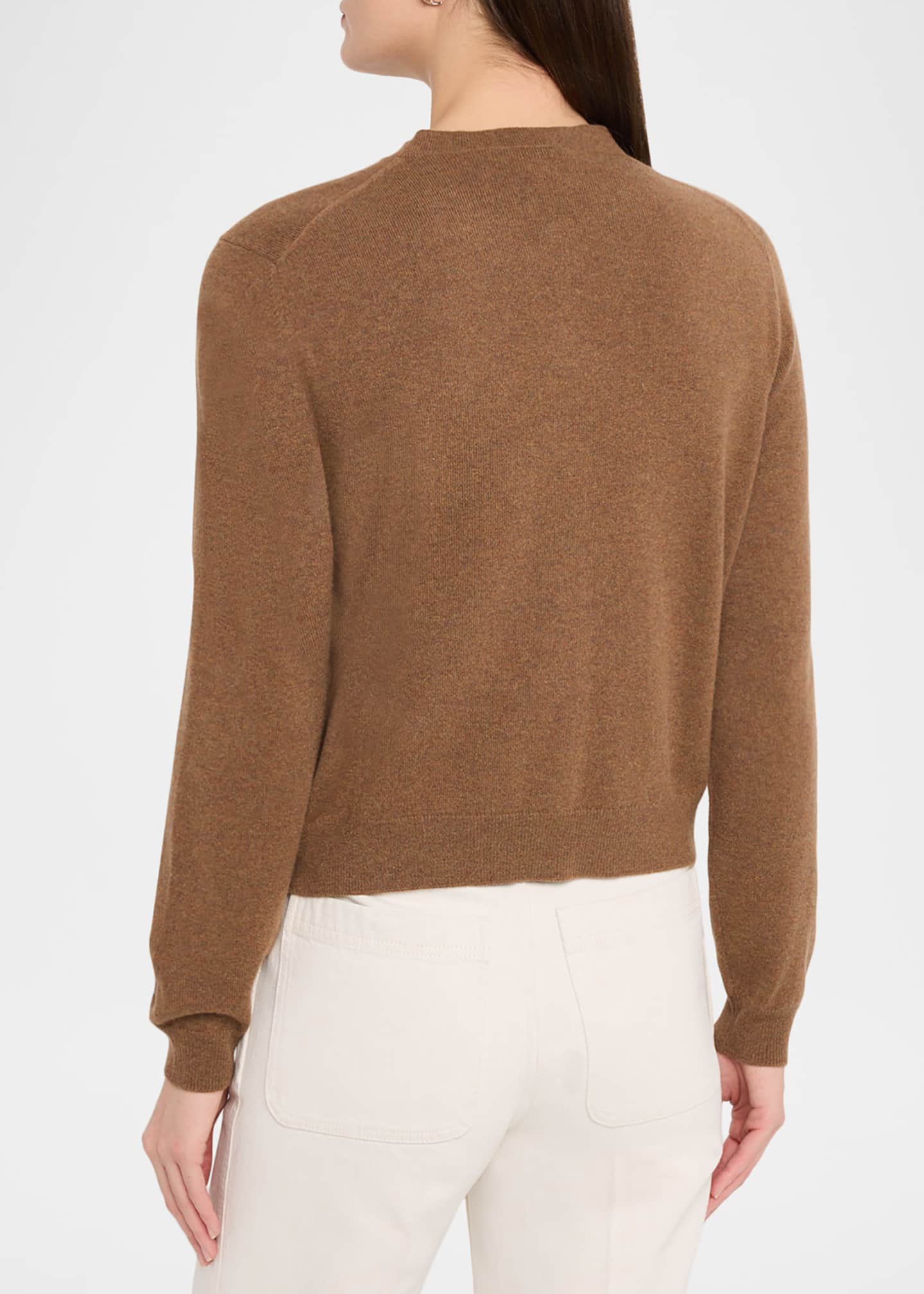 Loro Piana Classic Baby Cashmere Crewneck Cardigan - Bergdorf Goodman