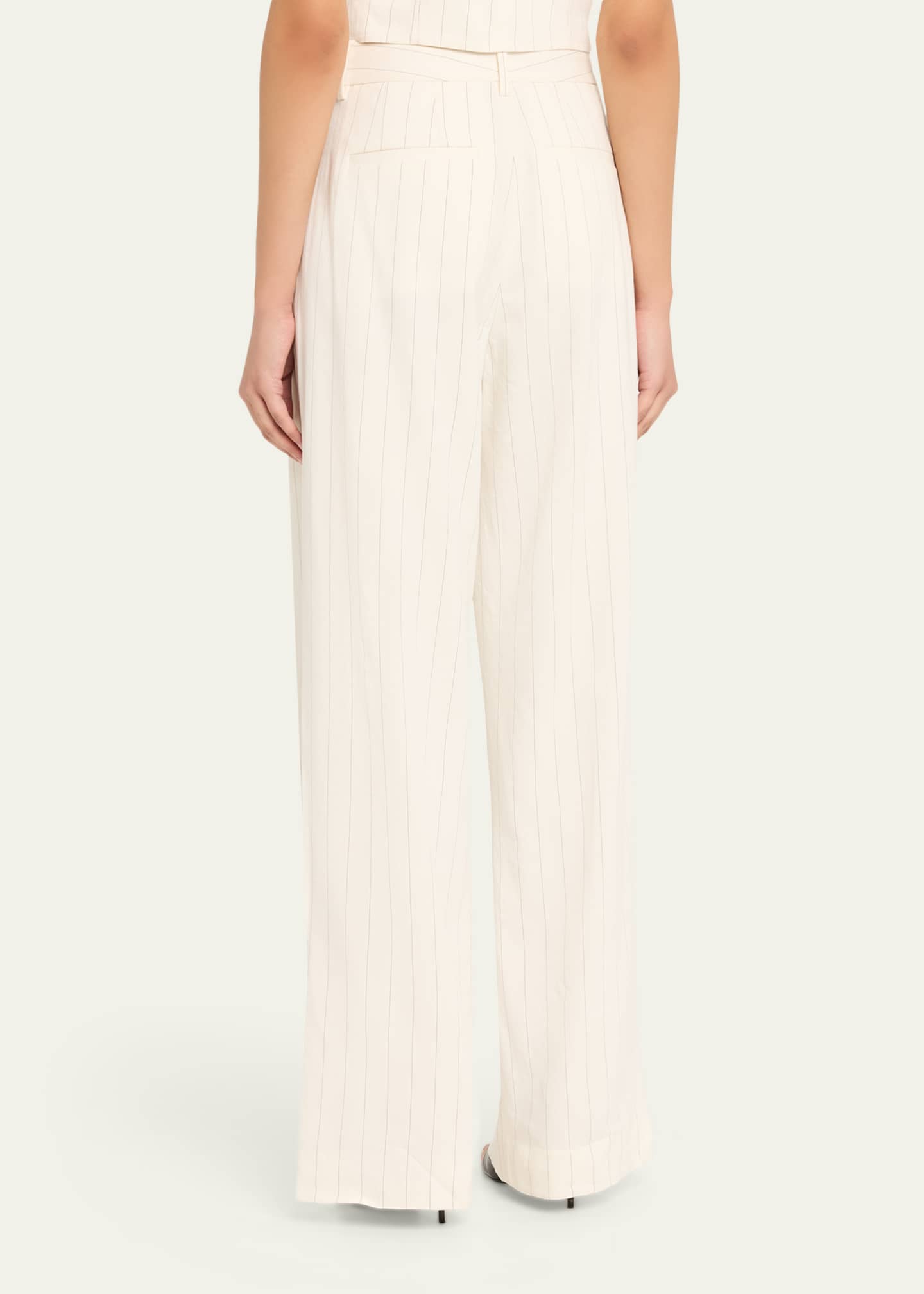 A.L.C. Darcy Pinstripe Cropped Vest - Bergdorf Goodman