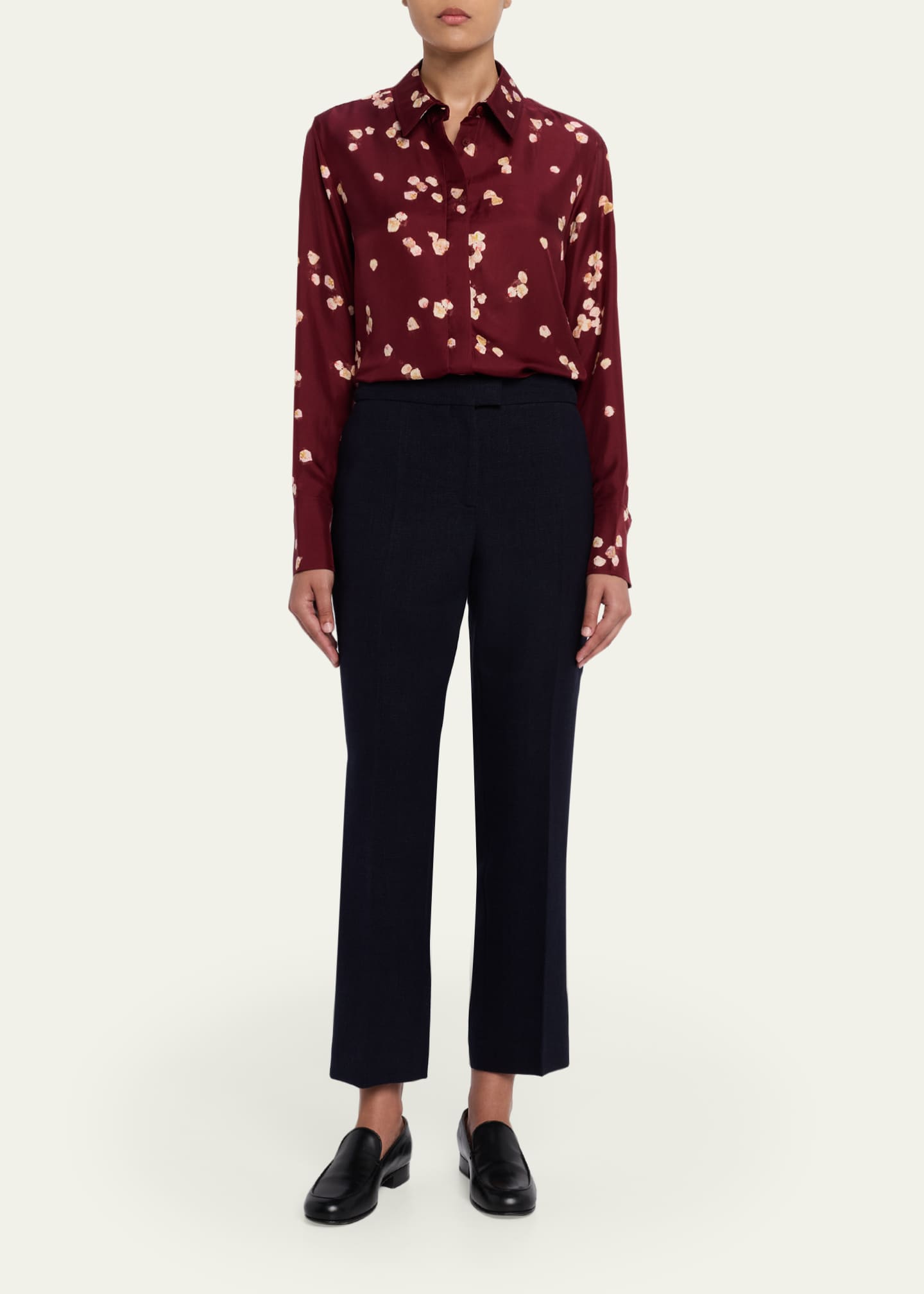 Altuzarra Chika Printed Silk Top - Bergdorf Goodman