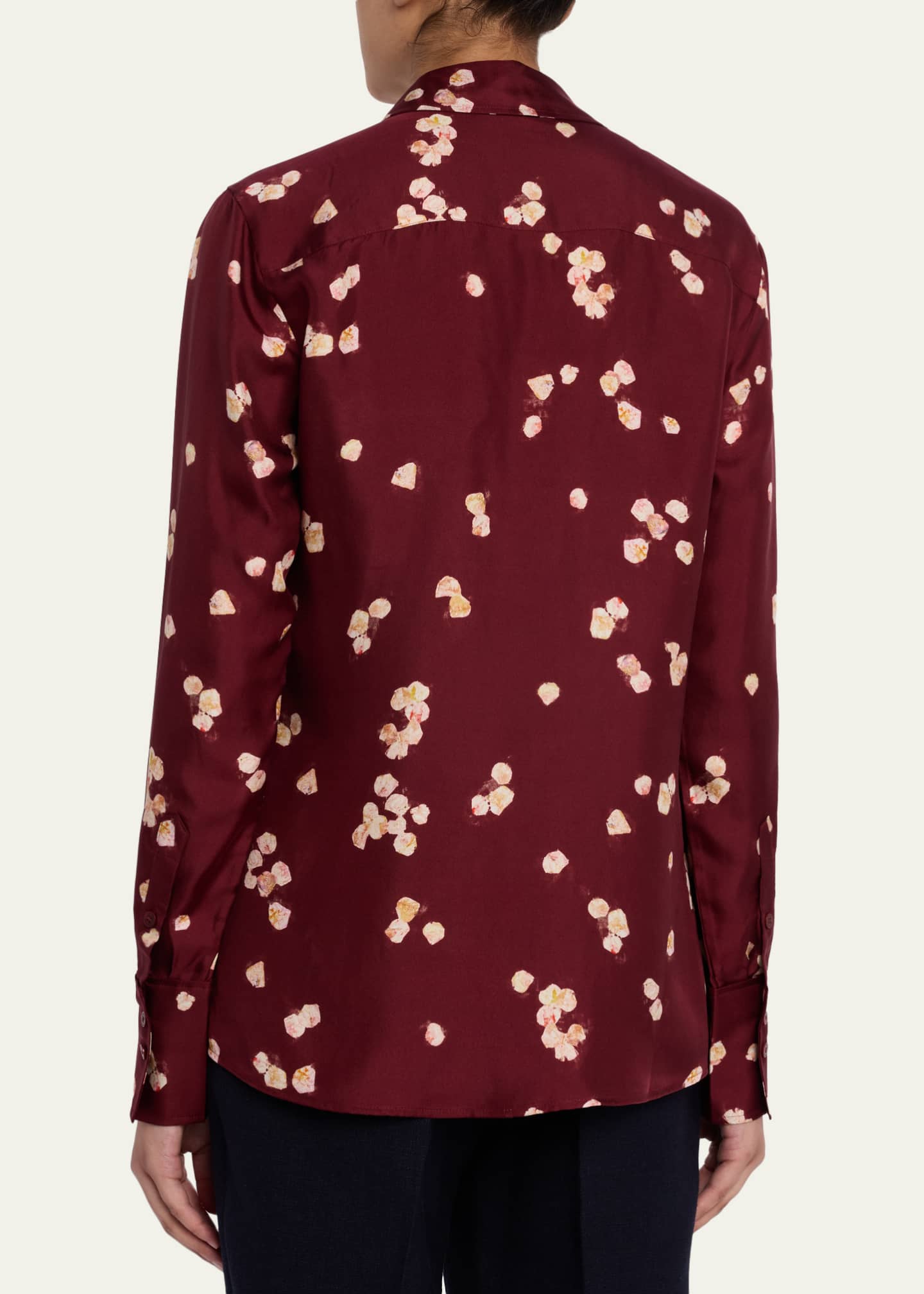 Altuzarra Chika Printed Silk Top - Bergdorf Goodman