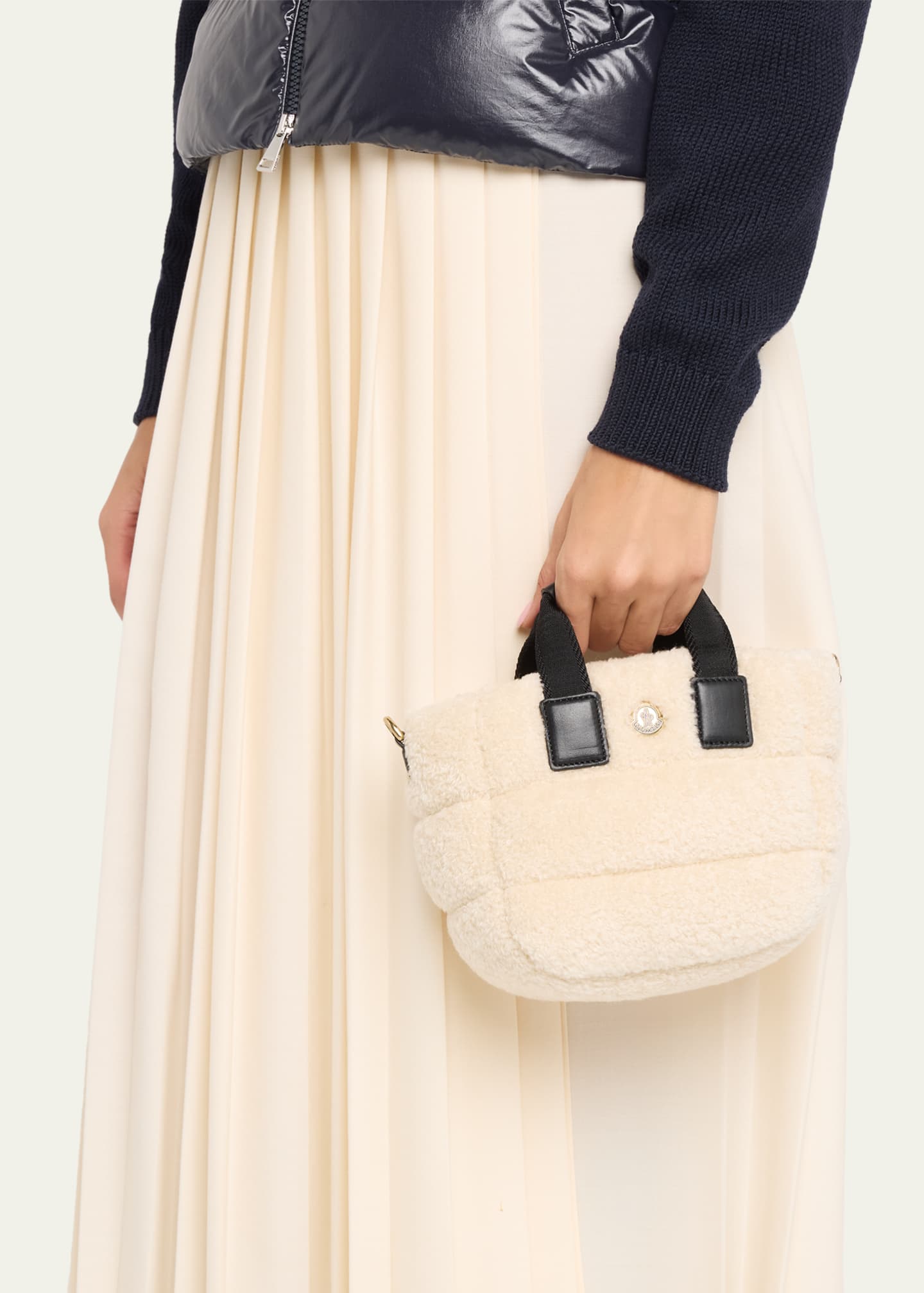 Moncler Caradoc Micro Teddy Tote Bag - Bergdorf Goodman