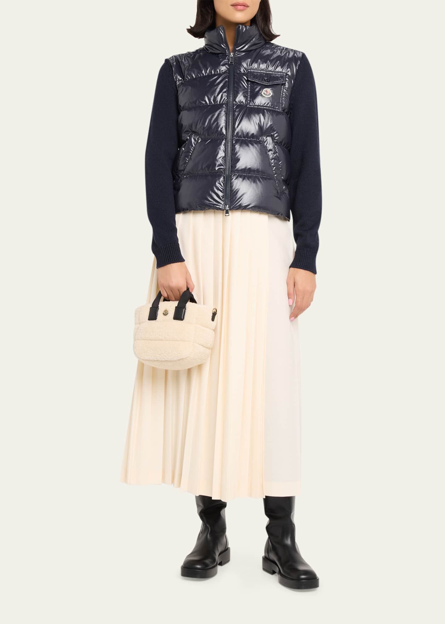 Moncler Caradoc Micro Teddy Tote Bag - Bergdorf Goodman