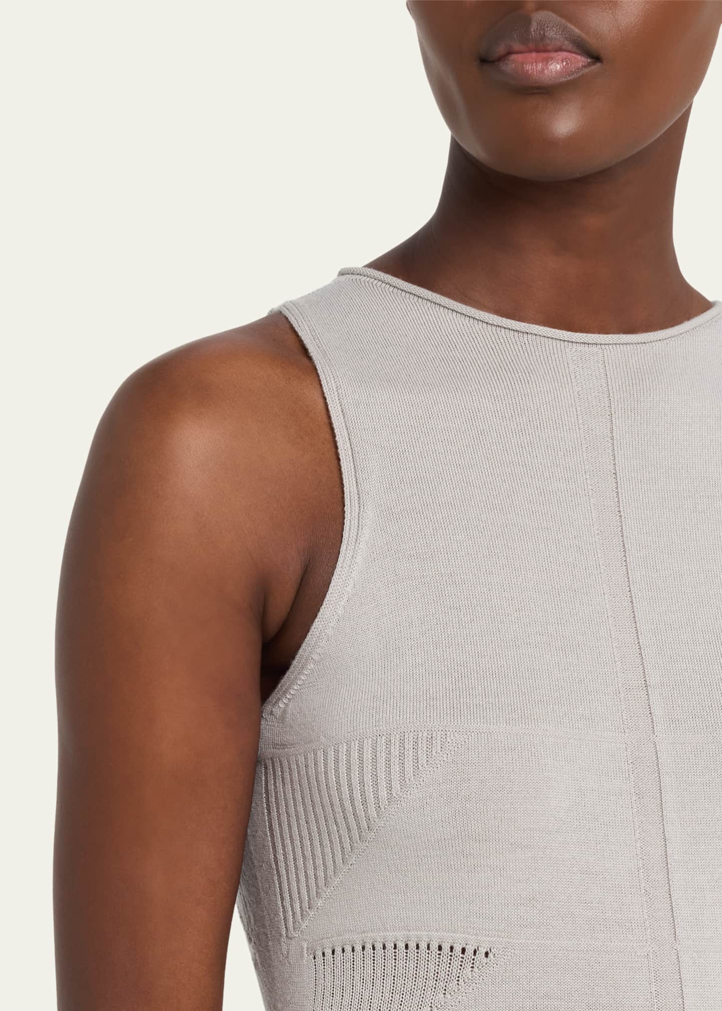Rick Owens Geo Knit Sleeveless Maxi Dress - Bergdorf Goodman