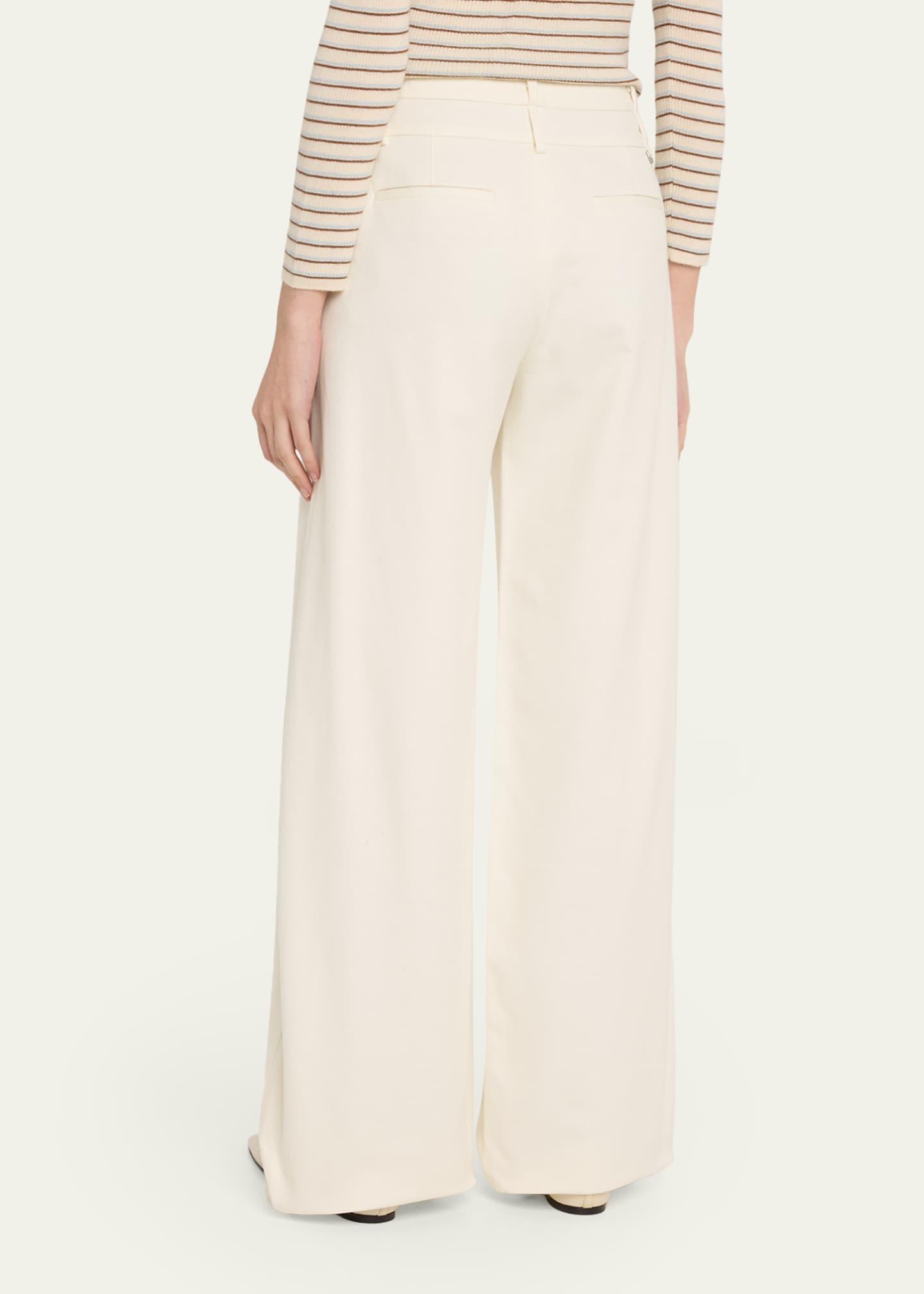Vince Double-Waistband Wide-Leg Utility Pants - Bergdorf Goodman