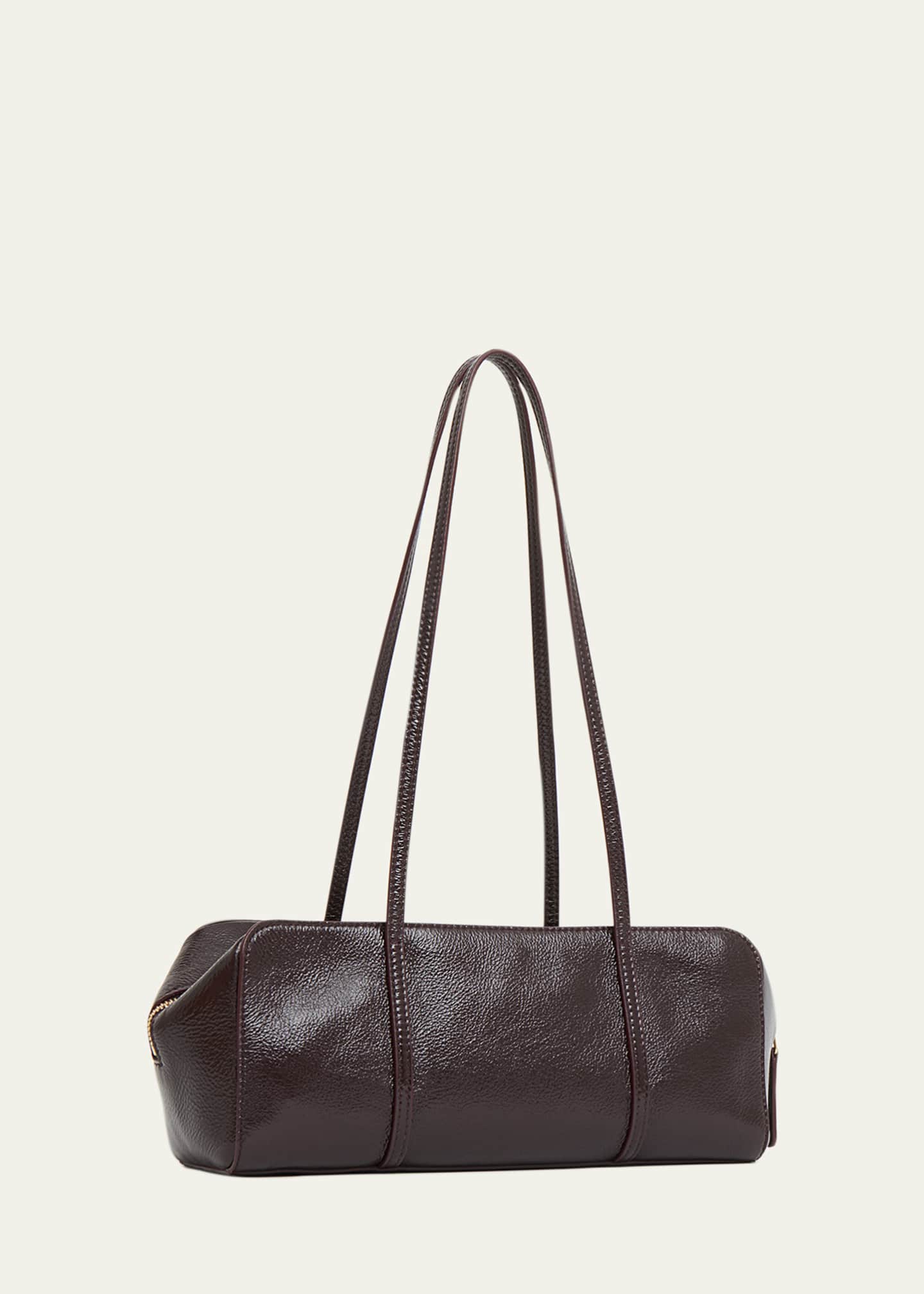 Mansur Gavriel Filo Glossy Leather Shoulder Bag - Bergdorf Goodman
